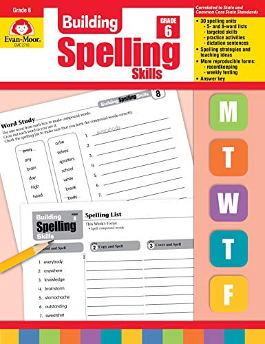 Pre-Owned Building Spelling Skills, Grade 6 Teacher Edition - Walmart.com