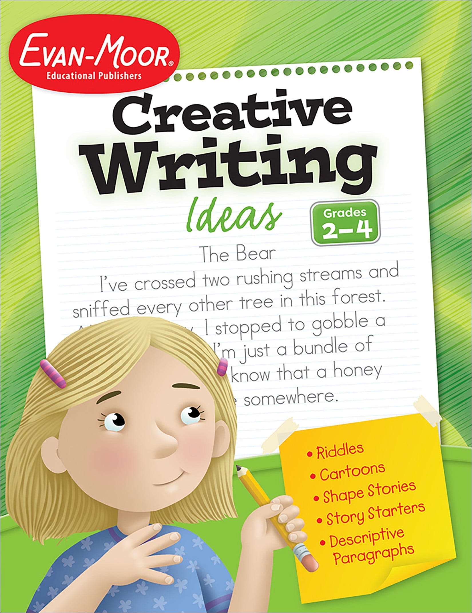 Evan-Moor Creative Writing Ideas, Grade 2 - 4 Teacher Resource ...