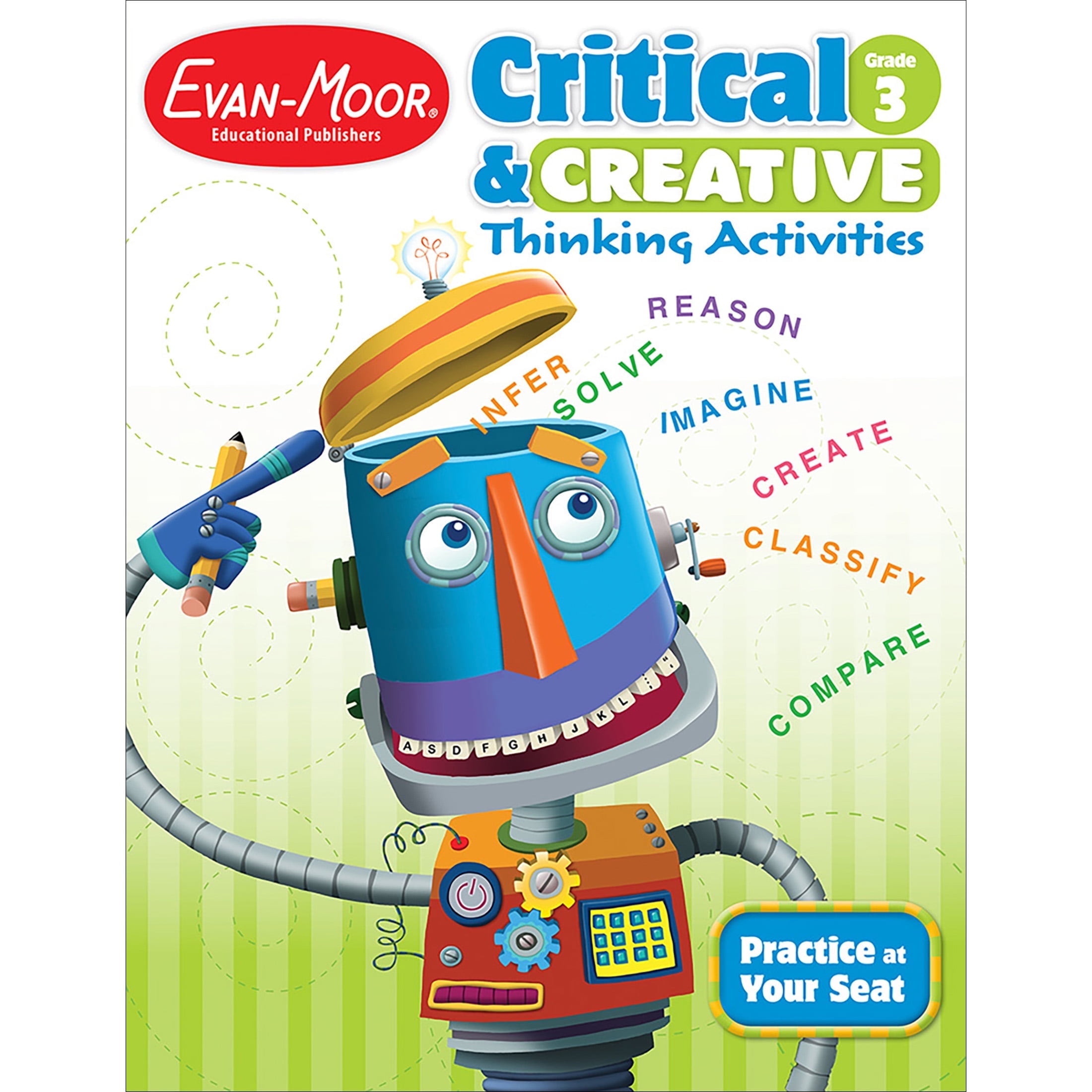Evan-Moor Critical and Creative Thinking Activities, Grade 3 Teacher ...