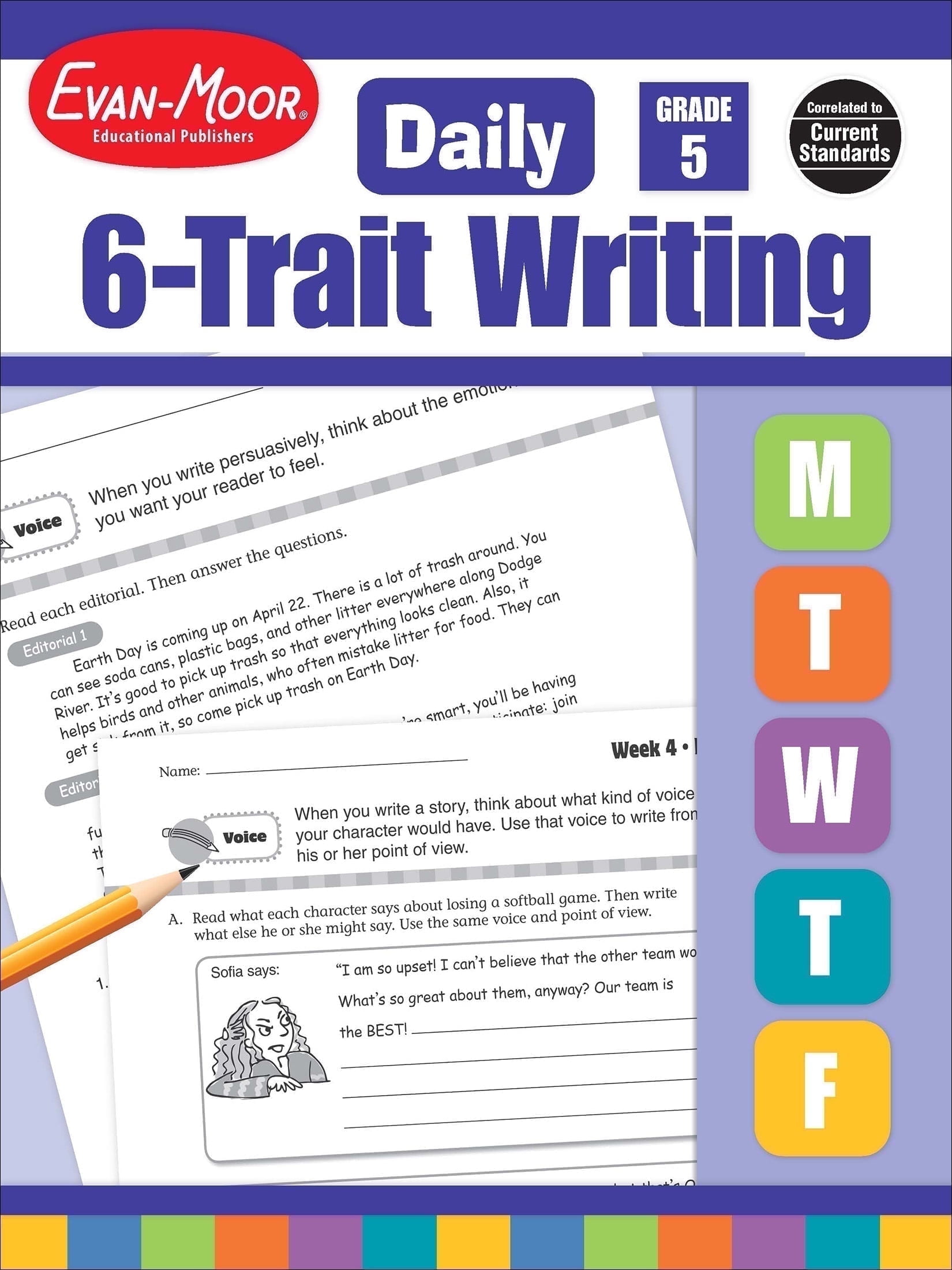 Evan-Moor Daily 6-Trait Writing, Grade 5 Teaching Edition - Walmart ...