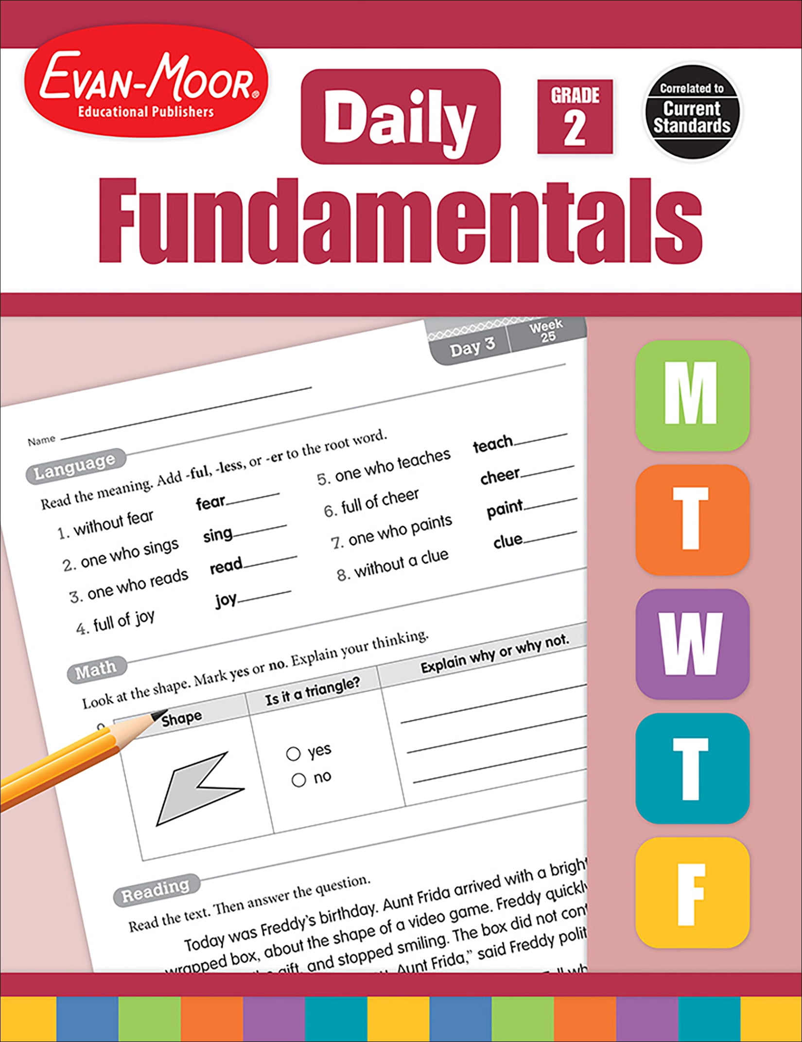 Evan-Moor Daily Fundamentals, Grade 2 Teacher Edition - Walmart.com