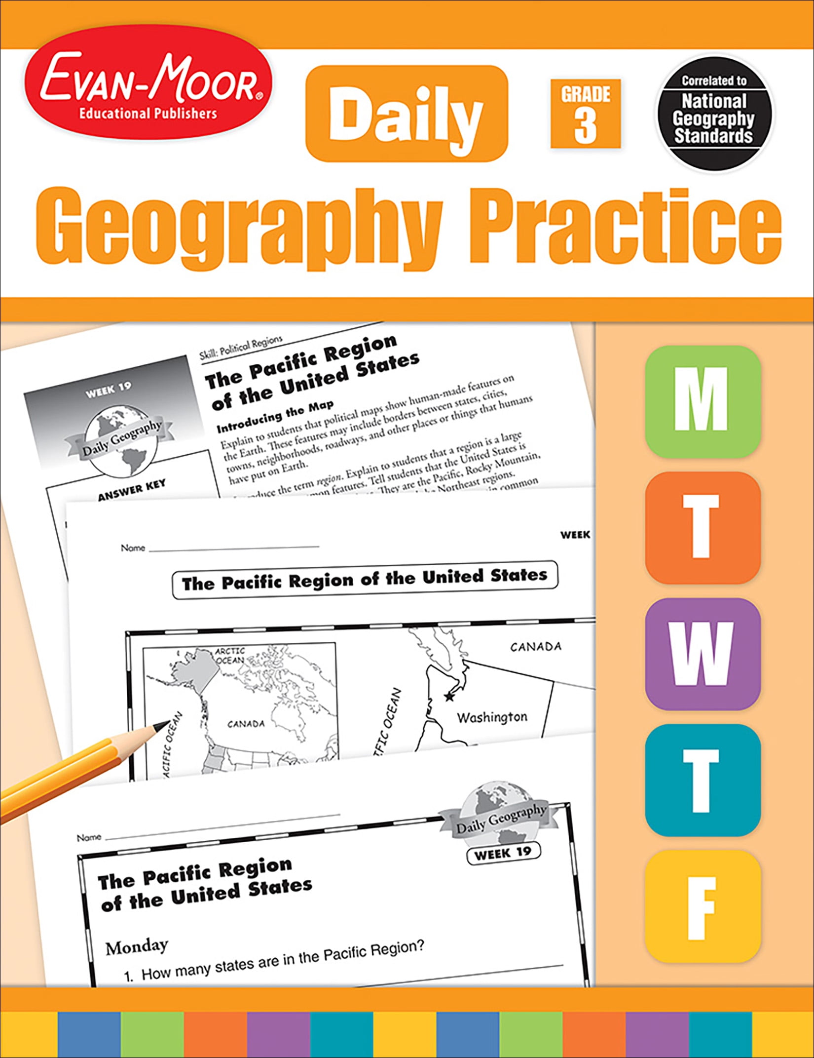 Evan-Moor Daily Geography Practice, Grade 3 Teacher Edition - Walmart.com