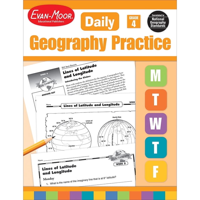 Evan-Moor Daily Geography Practice, Grade 4 Teacher Edition - Walmart ...