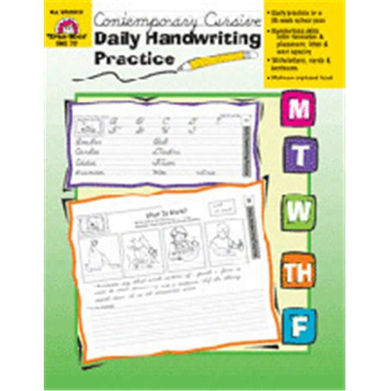 Evan-Moor Daily Handwriting Contemp. Cursive - Walmart.com