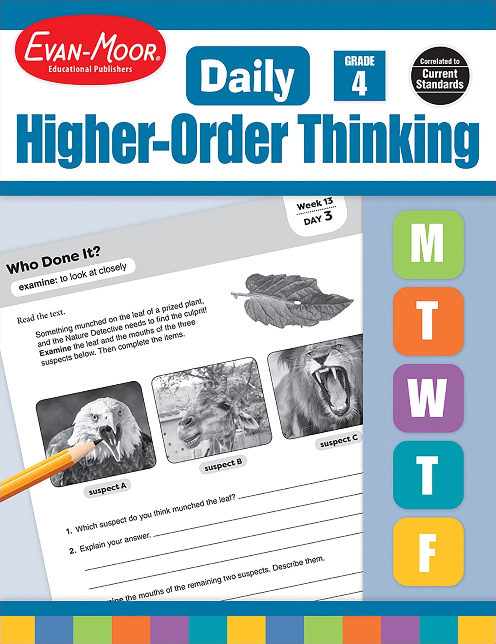 Evan-Moor Daily Higher-Order Thinking, Grade 4 Teaching Edition ...