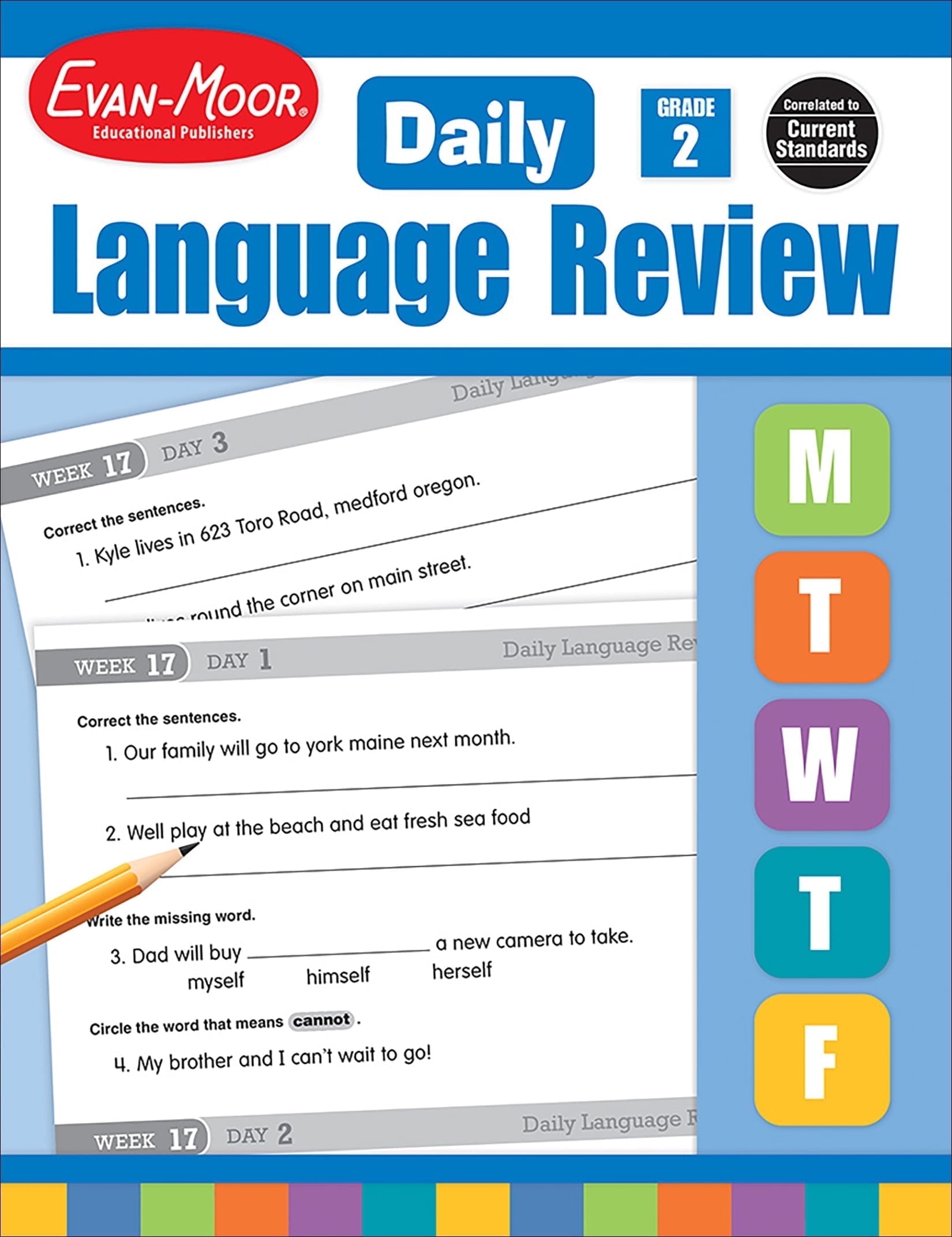 Evan-Moor Daily Language Review, Grade 2 Teacher Edition - Walmart.com