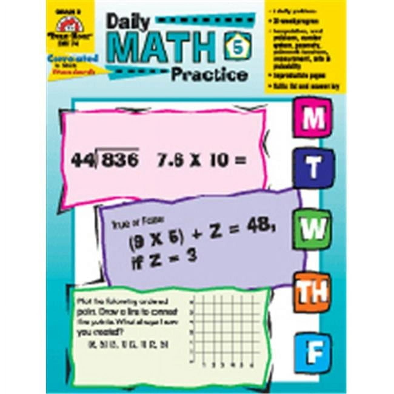 Evan-Moor Daily Math Practice Gr. 5 - Walmart.com