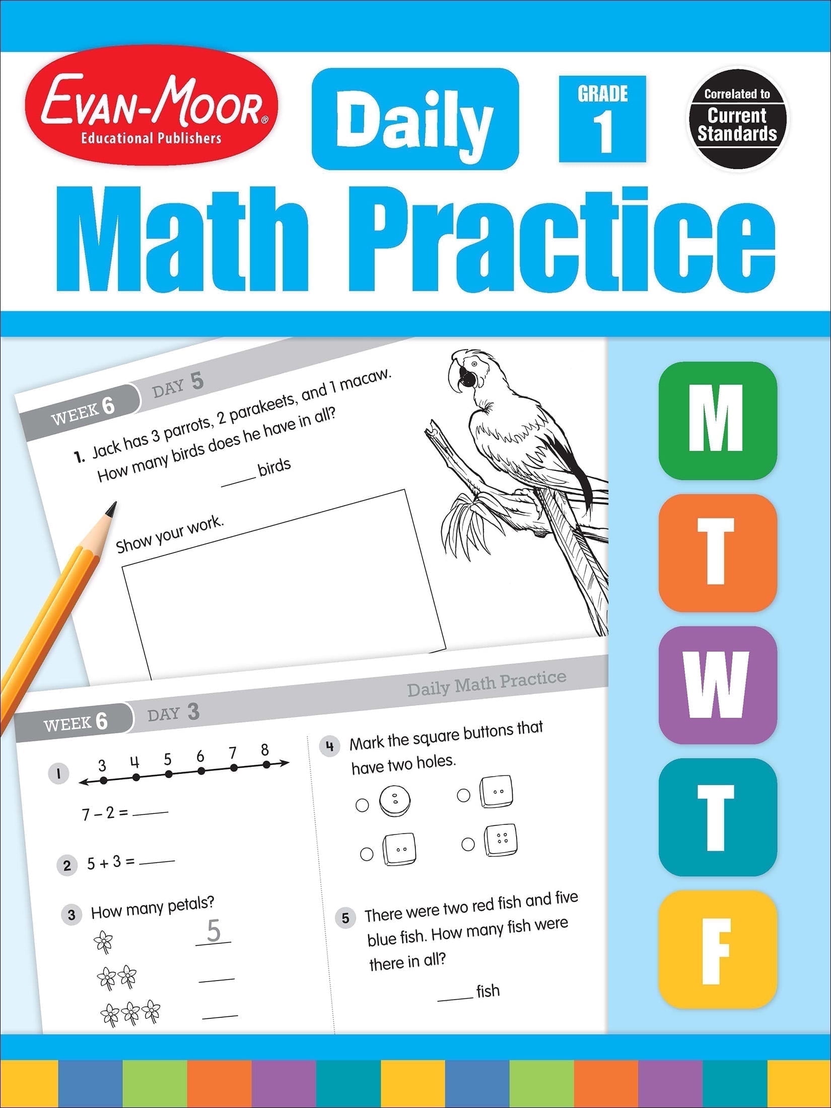 Evan-Moor Daily Math Practice, Grade 1 Teaching Edition - Walmart.com