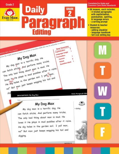 Pre-Owned Daily Paragraph Editing Grade 2 (Evan-Moor Writing Series ...
