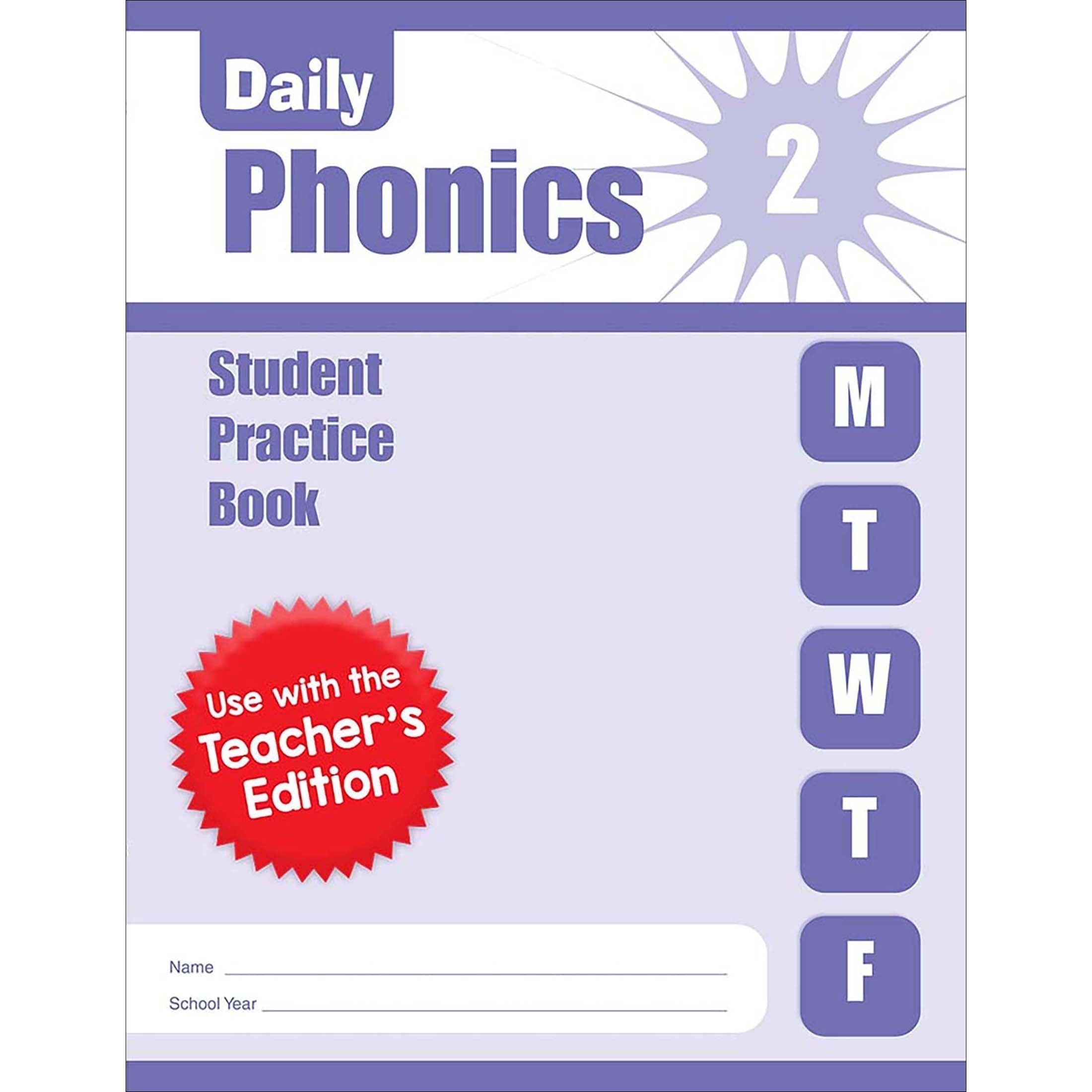 Evan-Moor Daily Phonics, Grade 2 Student Workbook - Walmart.com