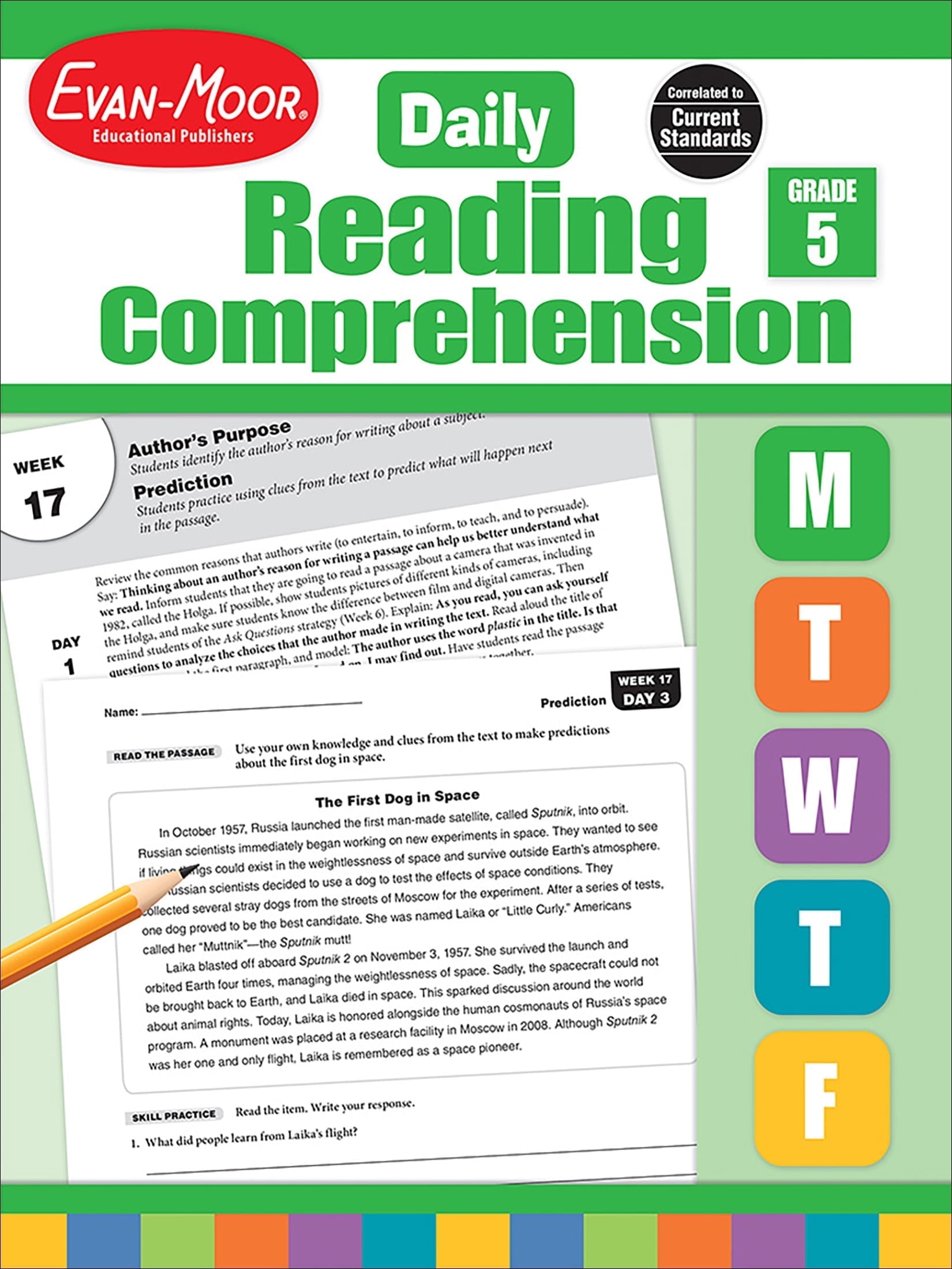 Evan-Moor Daily Reading Comprehension, Grade 5 Teaching Edition ...
