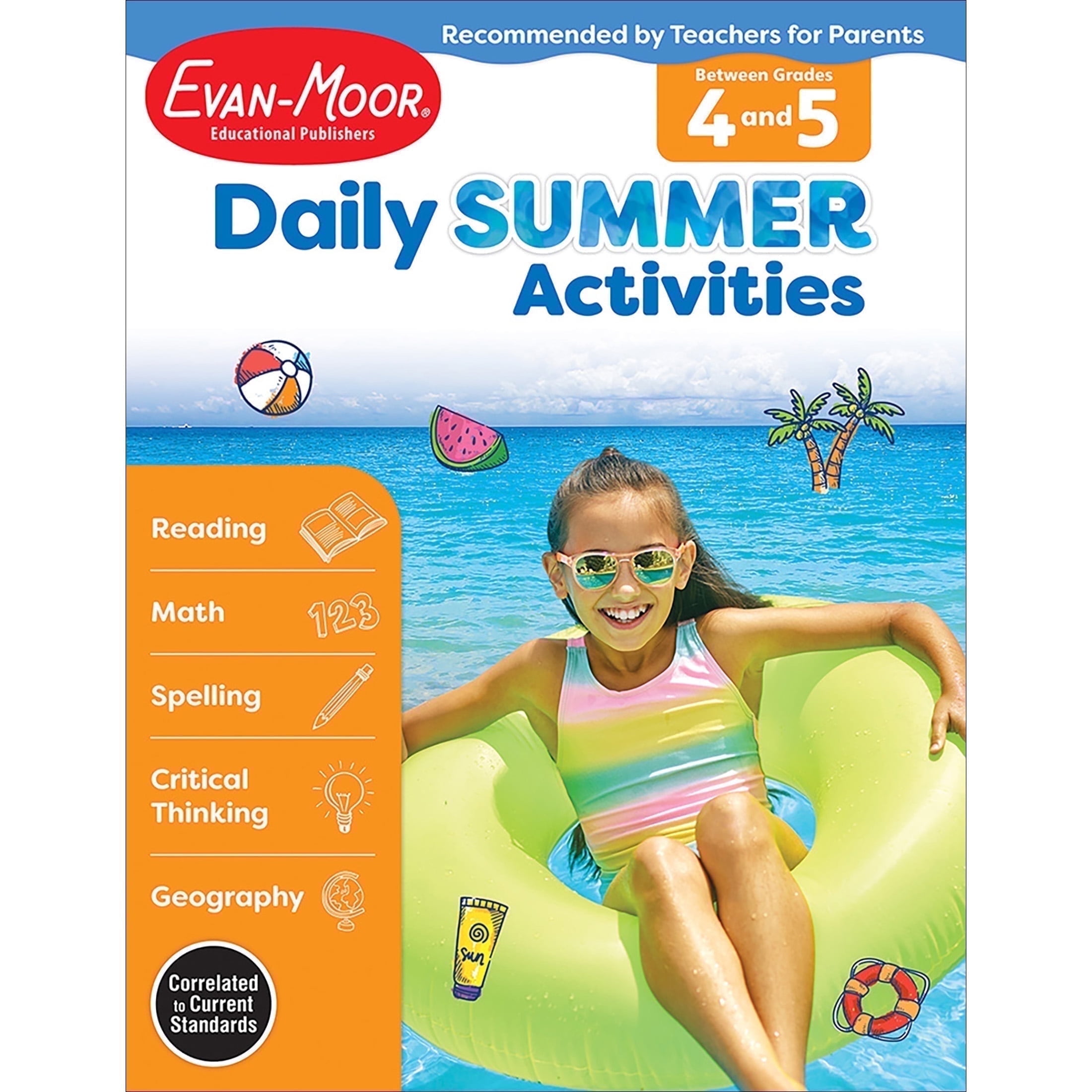 Evan-Moor Daily Summer Activities: Between 4th Grade and 5th Grade ...