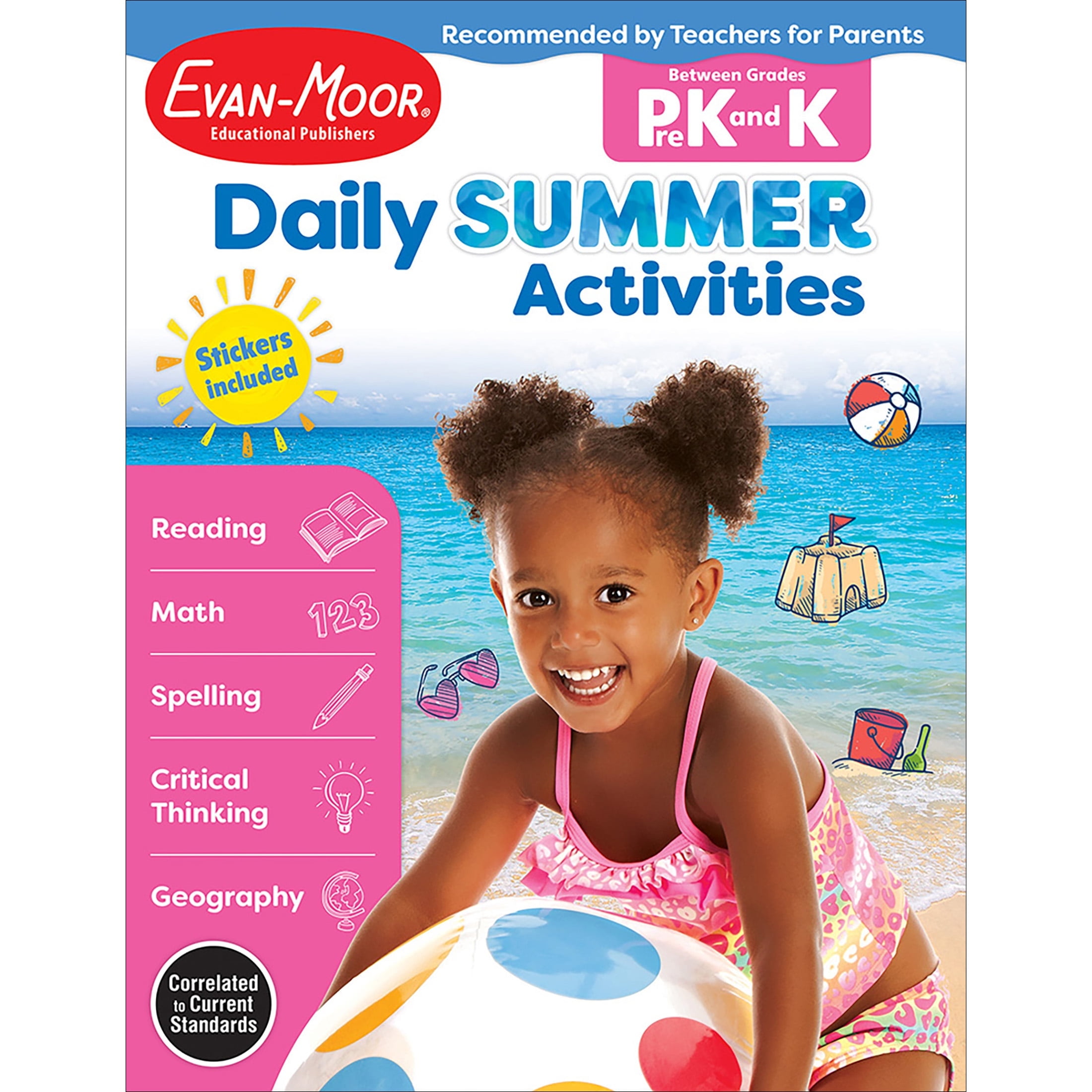 Evan-Moor Daily Summer Activities: Between PreK and Kindergarten, PreK ...