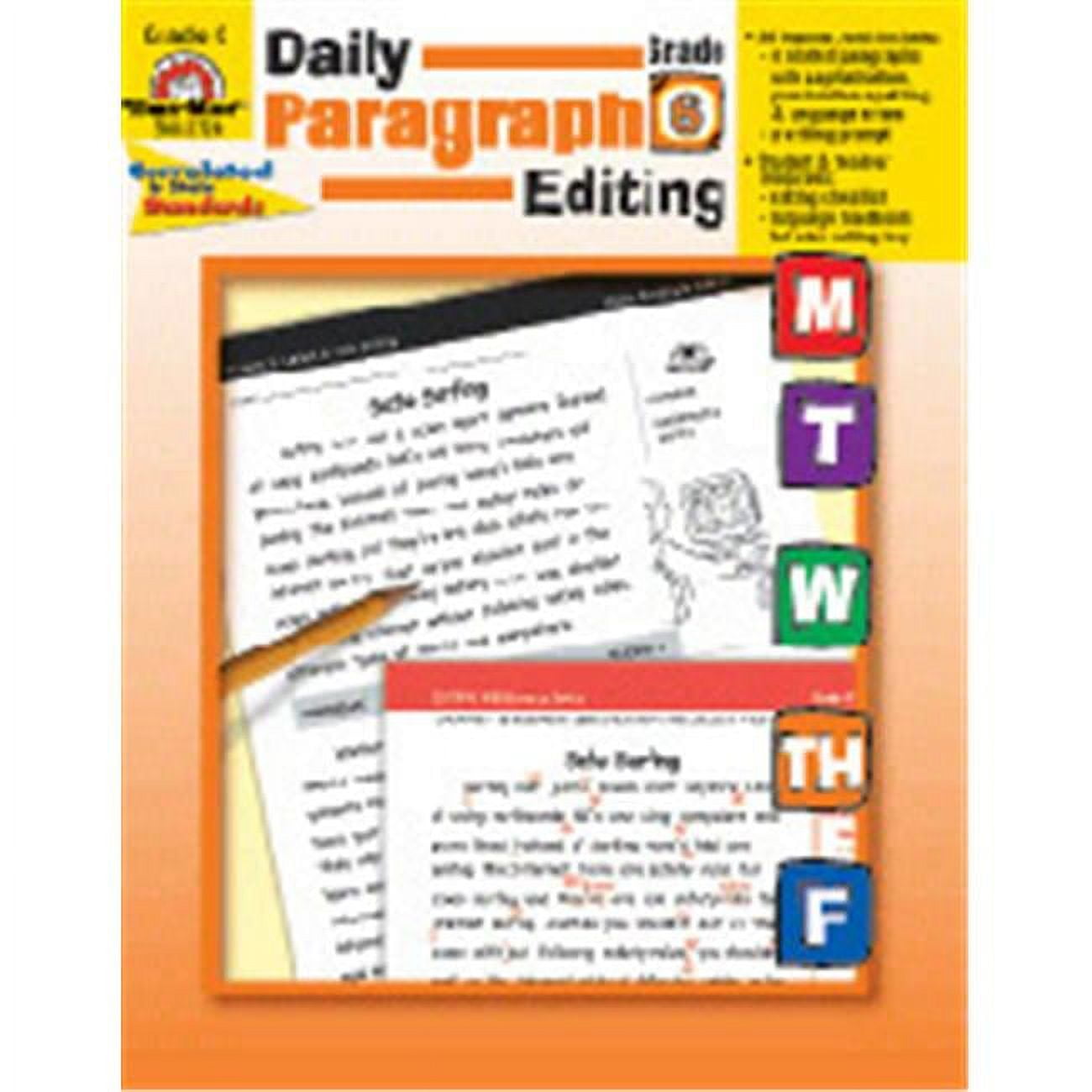 Evan-Moor Emc2729 Daily Paragraph Editing Grade 6 - Walmart.com