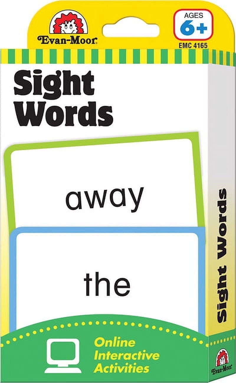 Evan-Moor Flashcards: Sight Words - Walmart.com