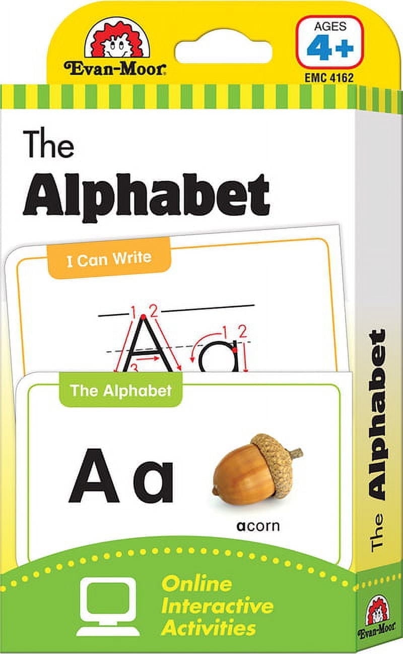 Evan-Moor Flashcards: The Alphabet - Walmart.com