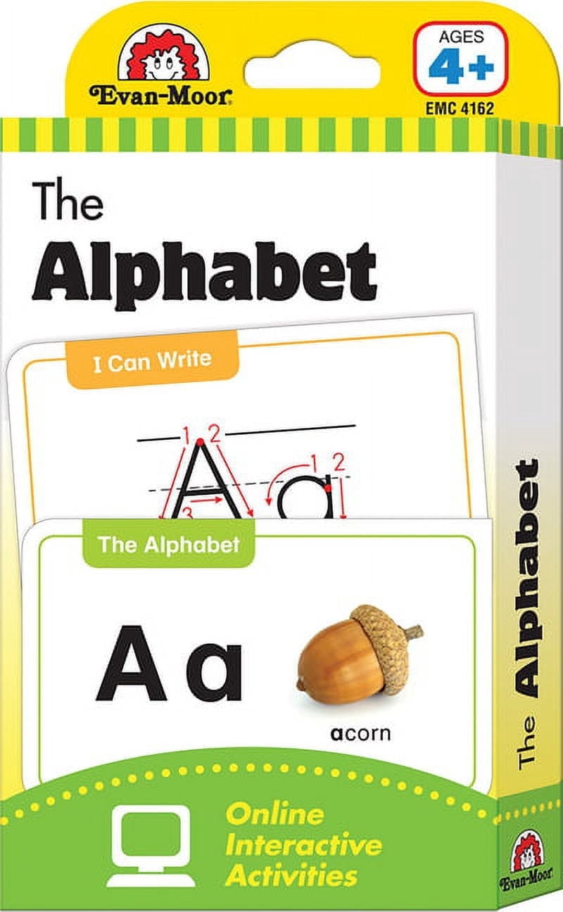 Evan-Moor Flashcards: The Alphabet - Walmart.com