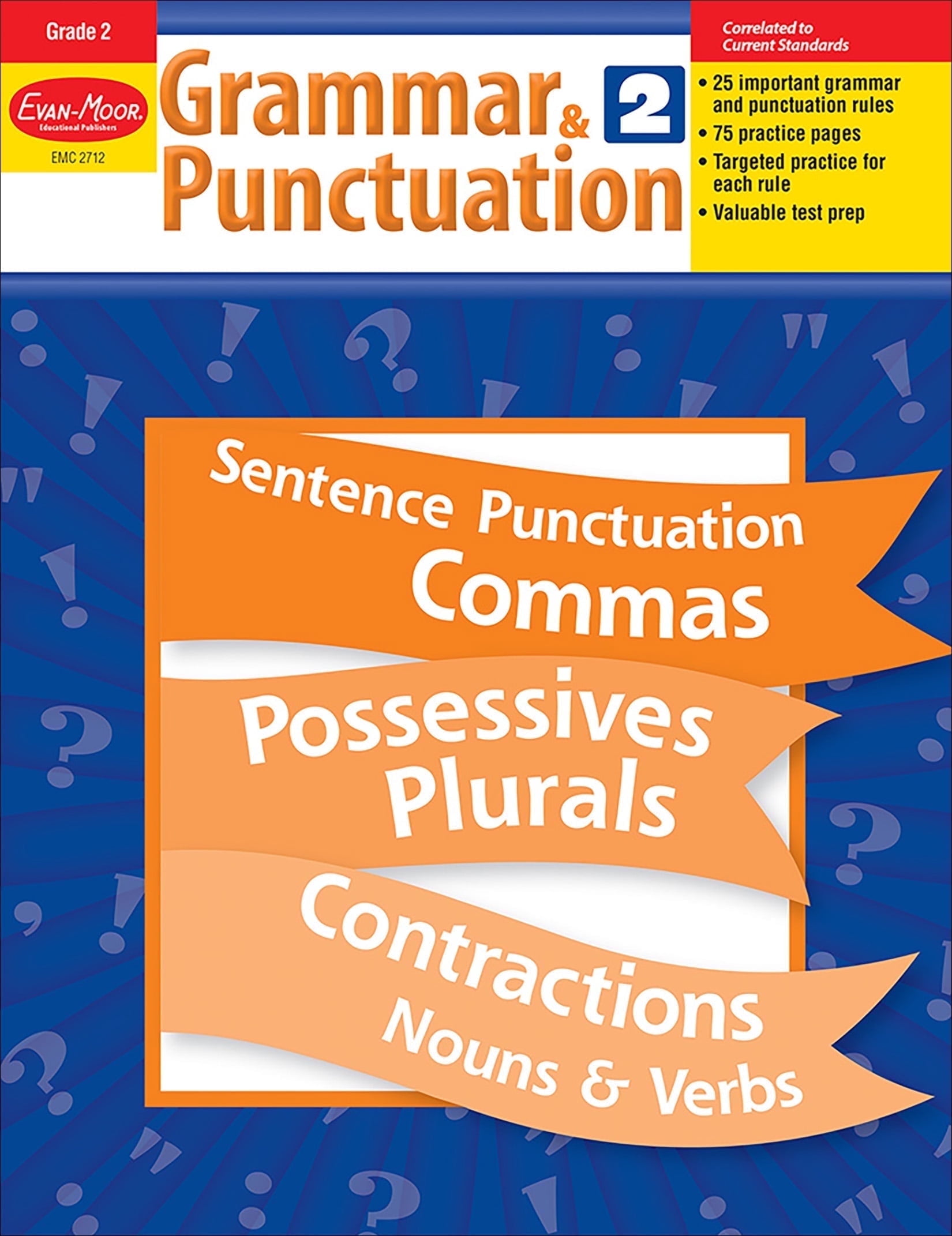 Evan-Moor Grammar & Punctuation, Grade 2 Teacher Resource - Walmart.com