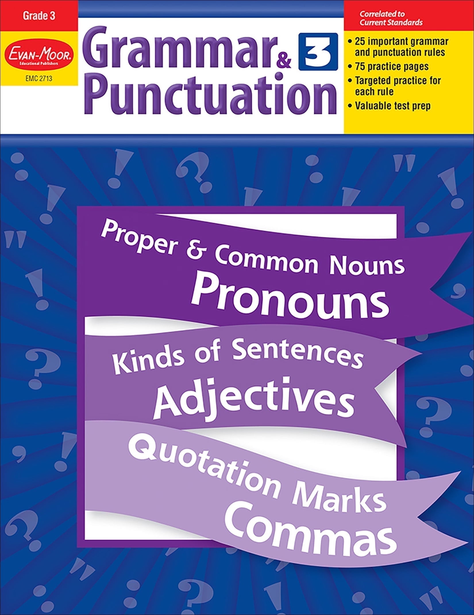 Evan-Moor Grammar & Punctuation, Grade 3 Teacher Resource - Walmart.com