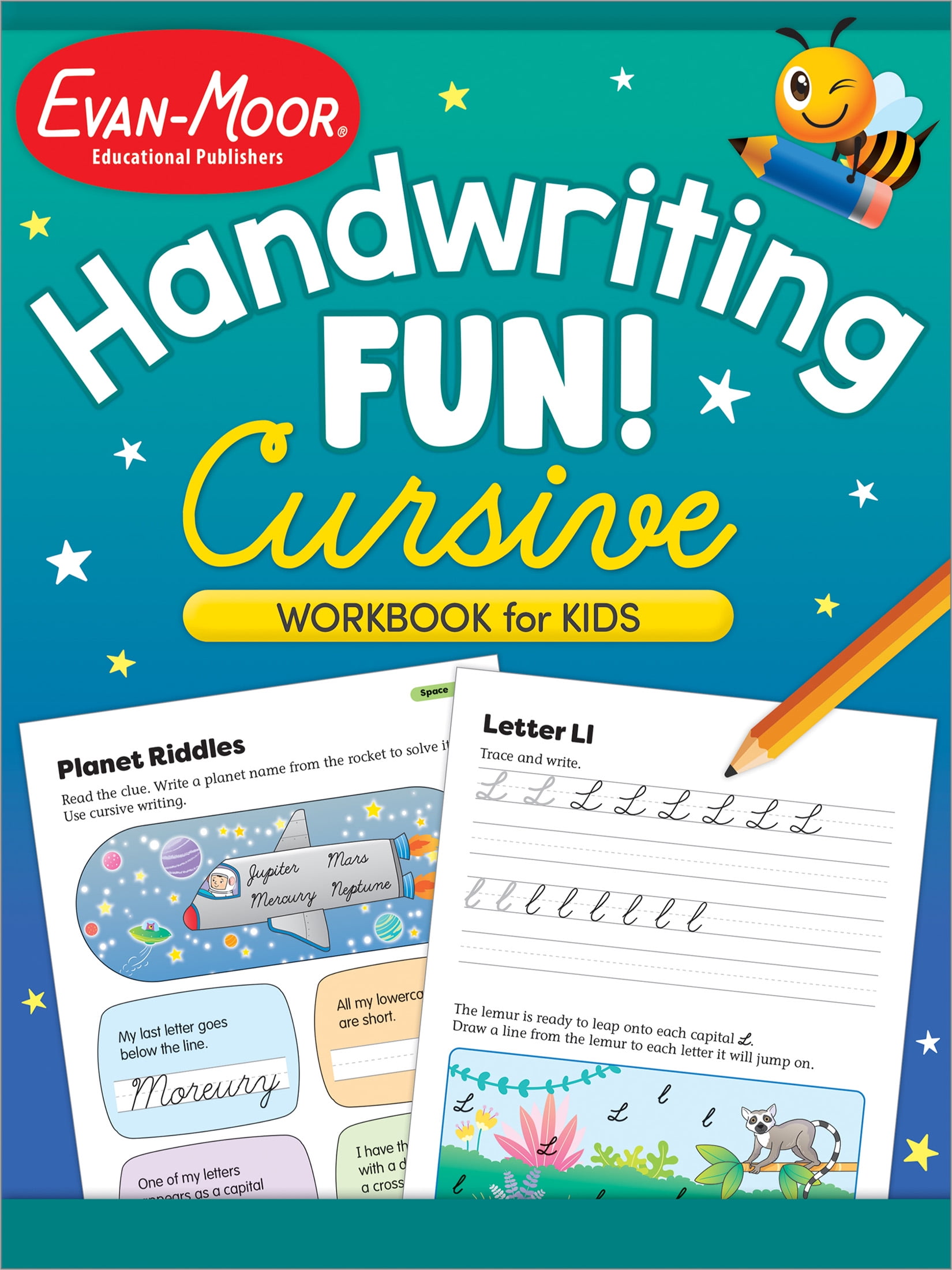 Evan-Moor Handwriting FUN! Cursive, All Ages: Activity Book, Cursive ...