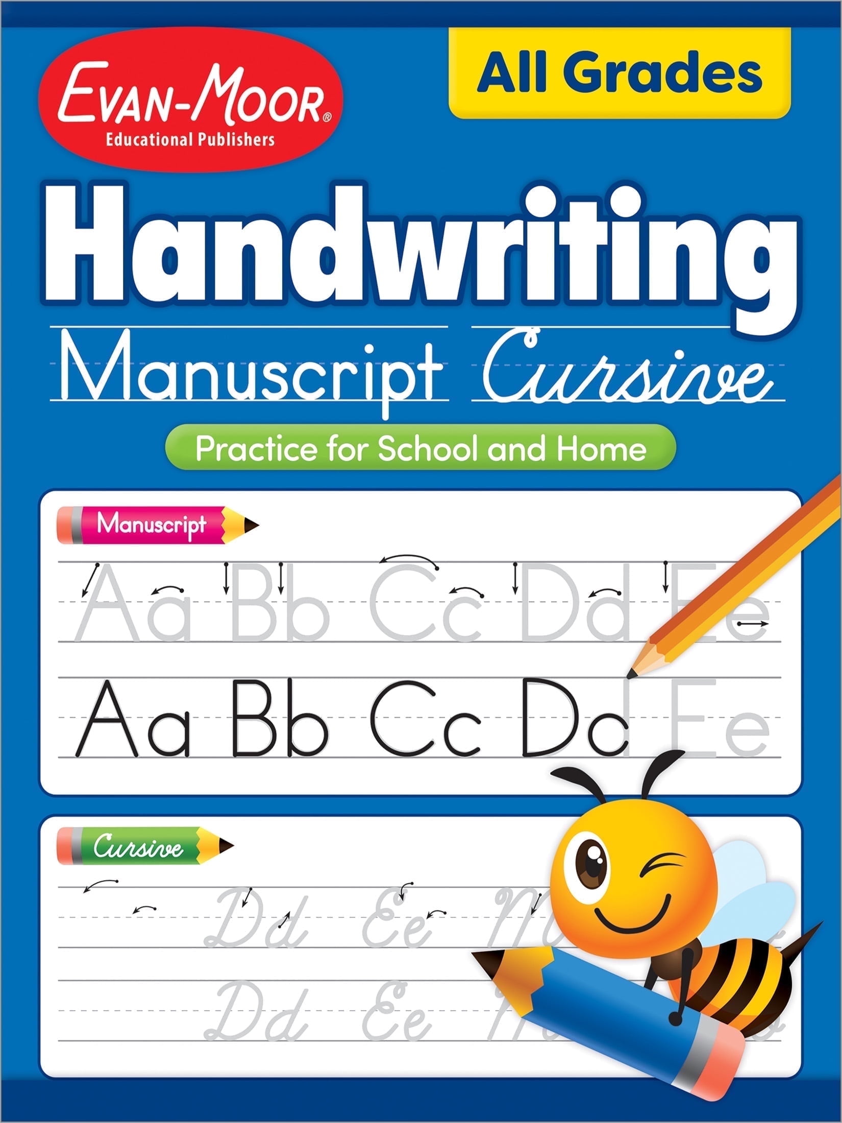 Evan-Moor Handwriting: Manuscript, Cursive, All Ages - Walmart.com