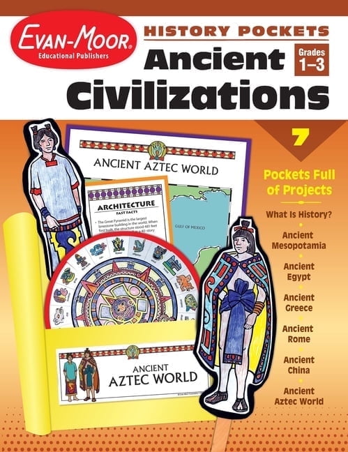 Evan-Moor History Pockets: Ancient Civilizations, Grade 1 - 3 Teacher ...