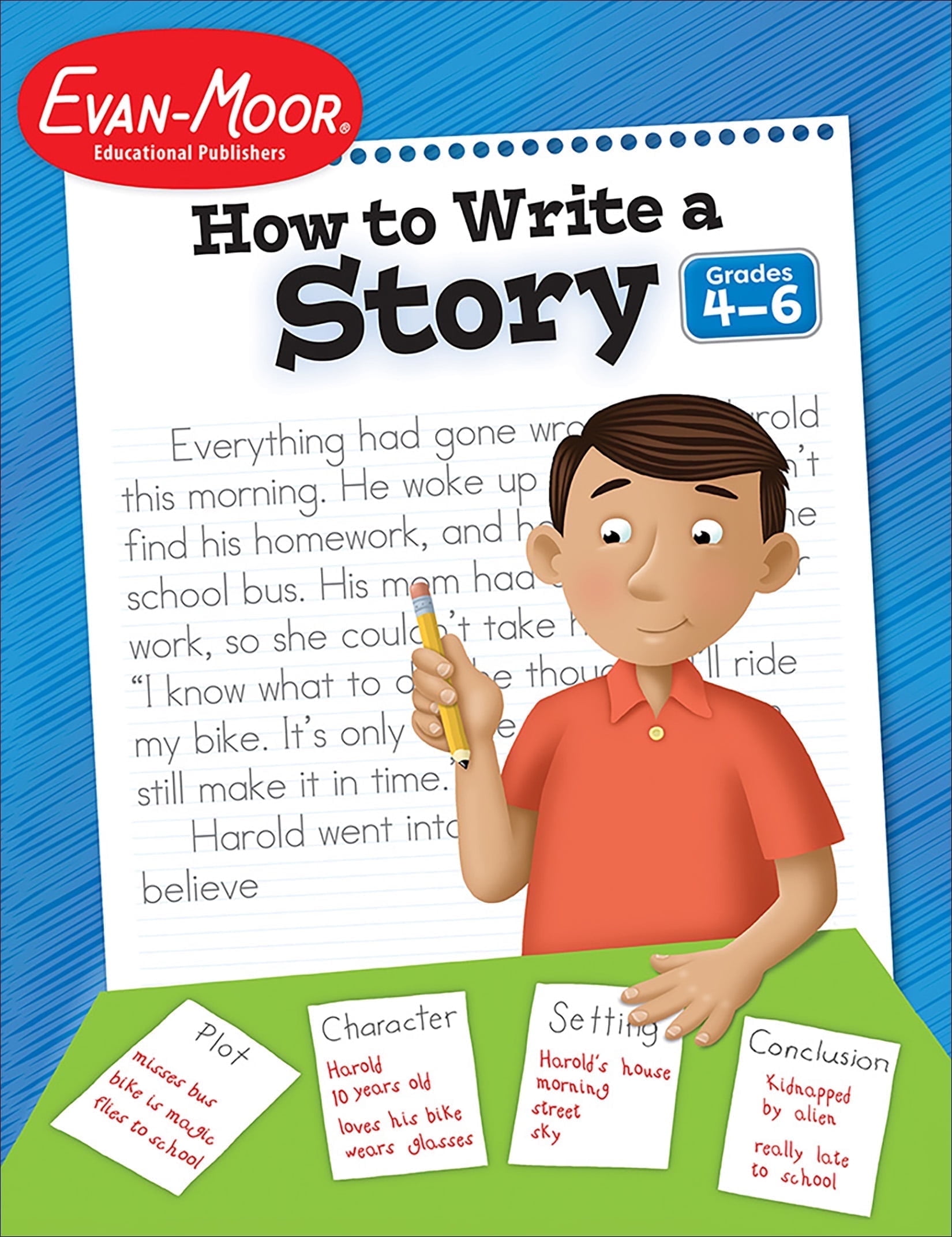 Evan-Moor How to Write A Story, Grade 4 - 6 Teacher Resource - Walmart.com