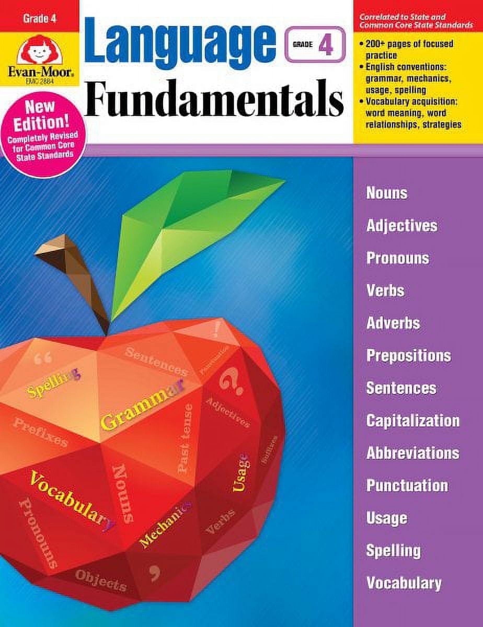 Evan-Moor Language Fundamentals, Grade 4 Teacher Resource - Walmart.com