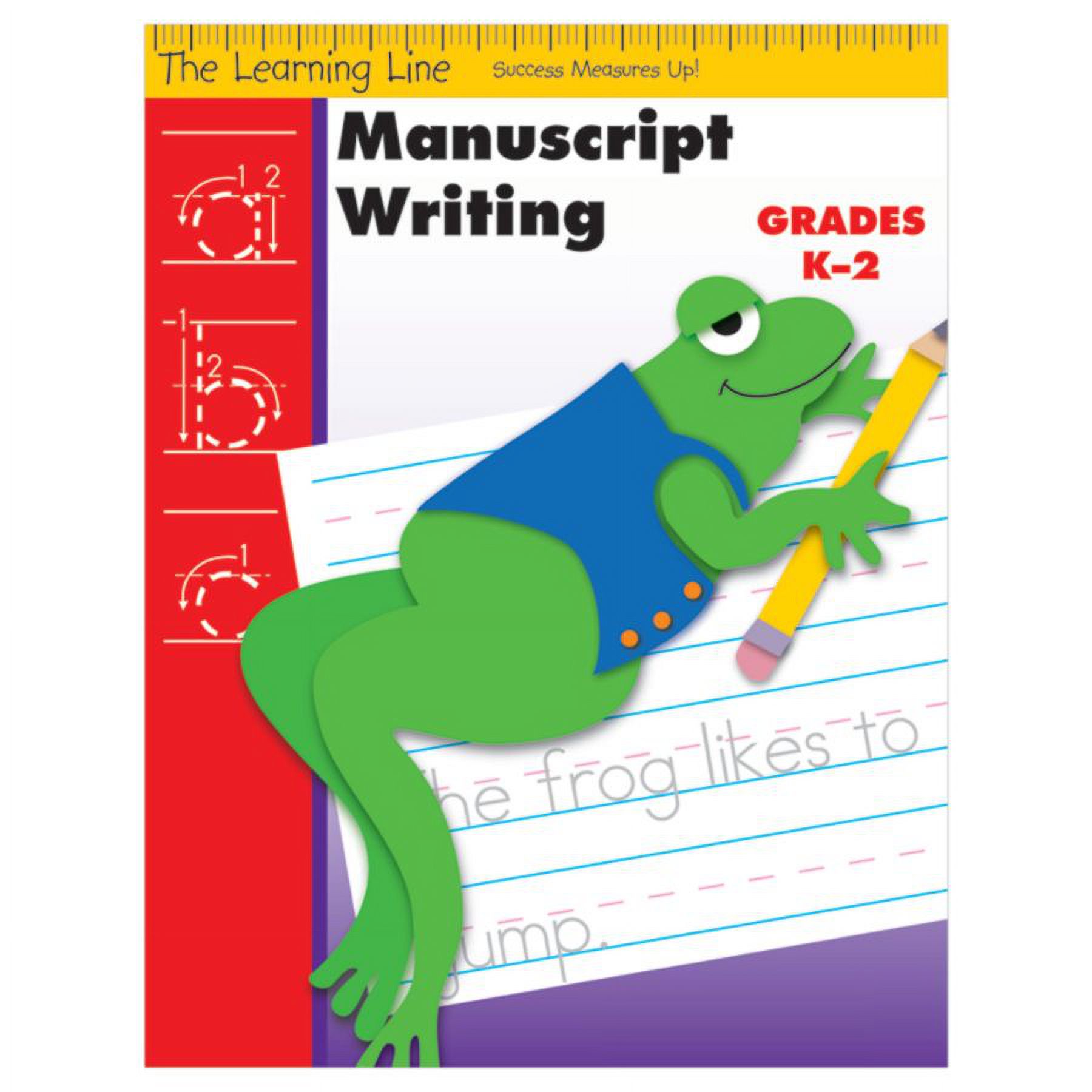 Evan-Moor® Learning Line: Manuscript Writing, Grades K-2 - Walmart.com