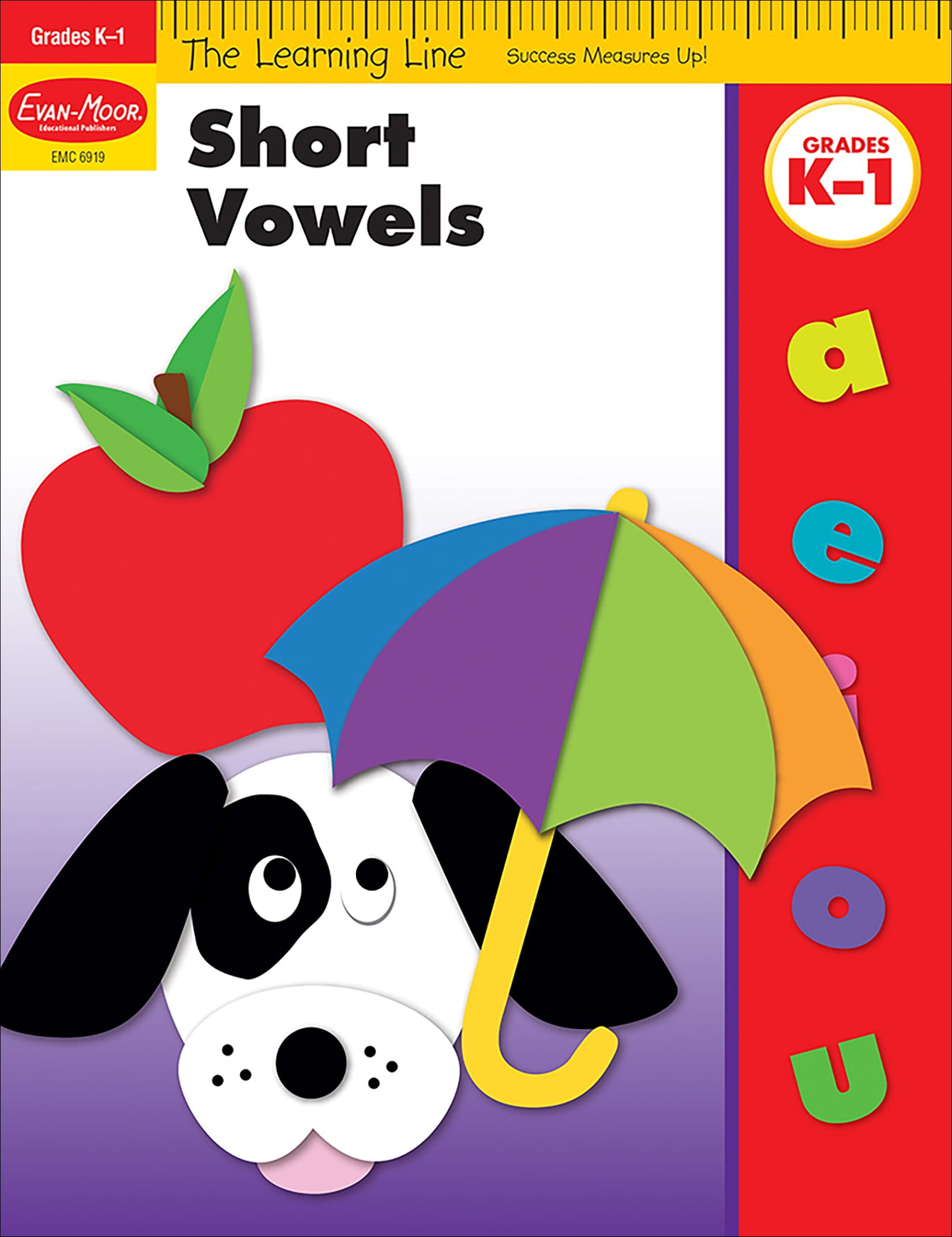 Evan-Moor Learning Line: Short Vowels, Kindergarten - Grade 1 Workbook ...