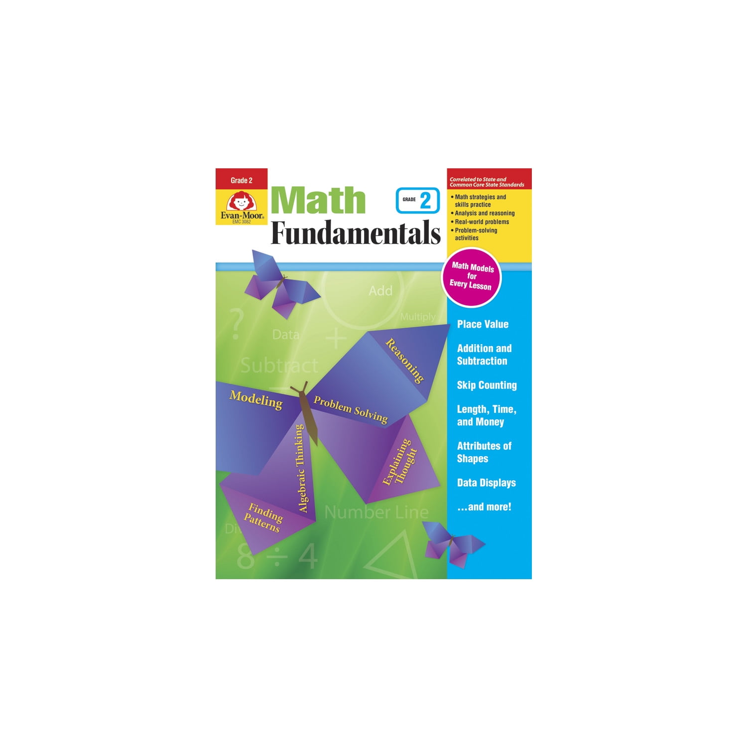 Evan-Moor Math Fundamentals Workbook, Grade 2 - Walmart.com
