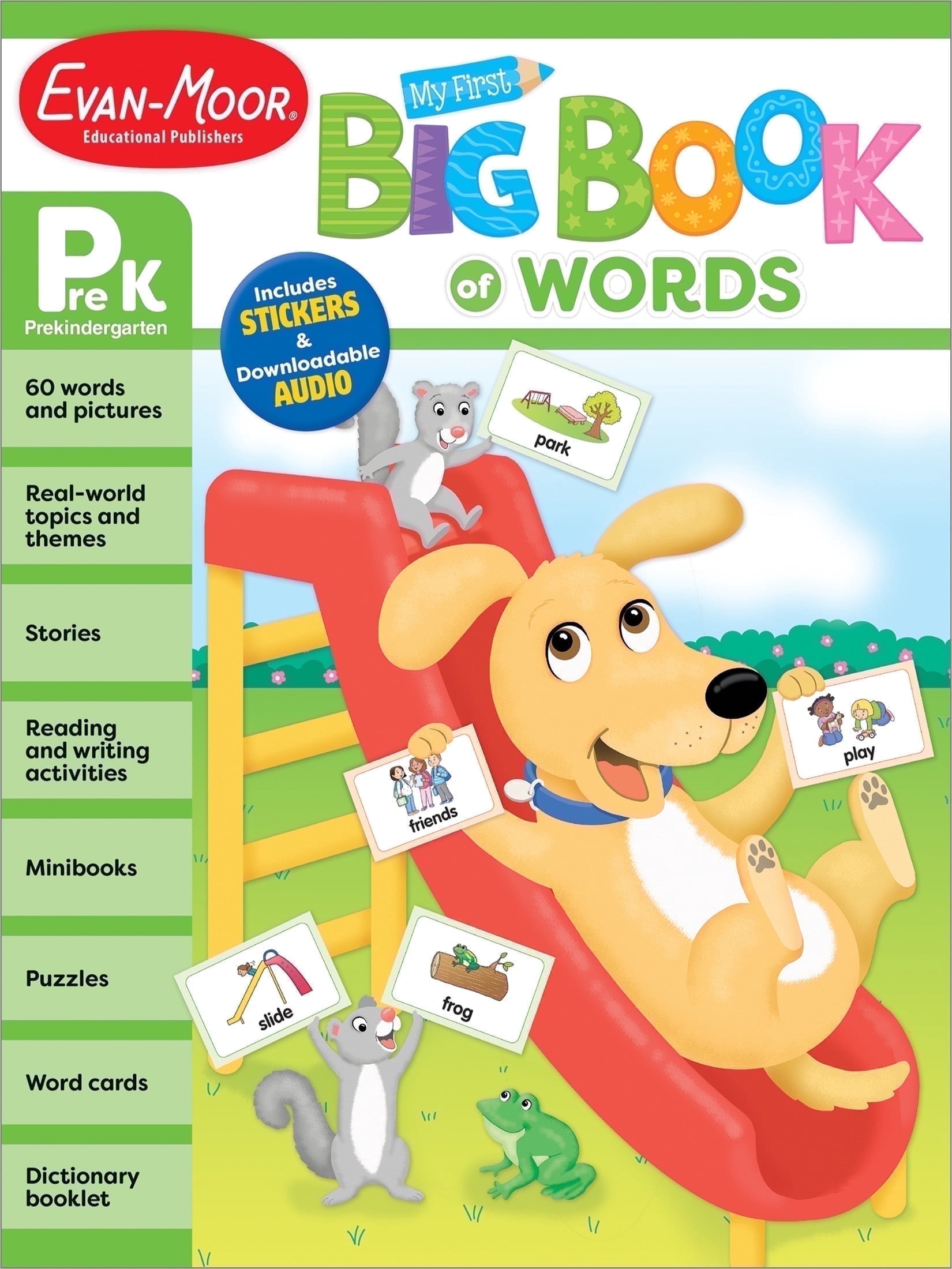 Evan-Moor My First Big Book of Words, Age 4 - 5: Early Learning ...