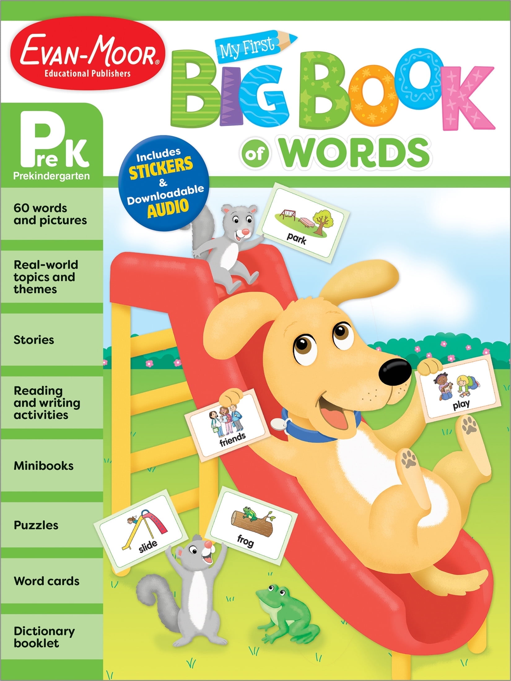 Evan-Moor My First Big Book of Words, Age 4 - 5: Early Learning ...