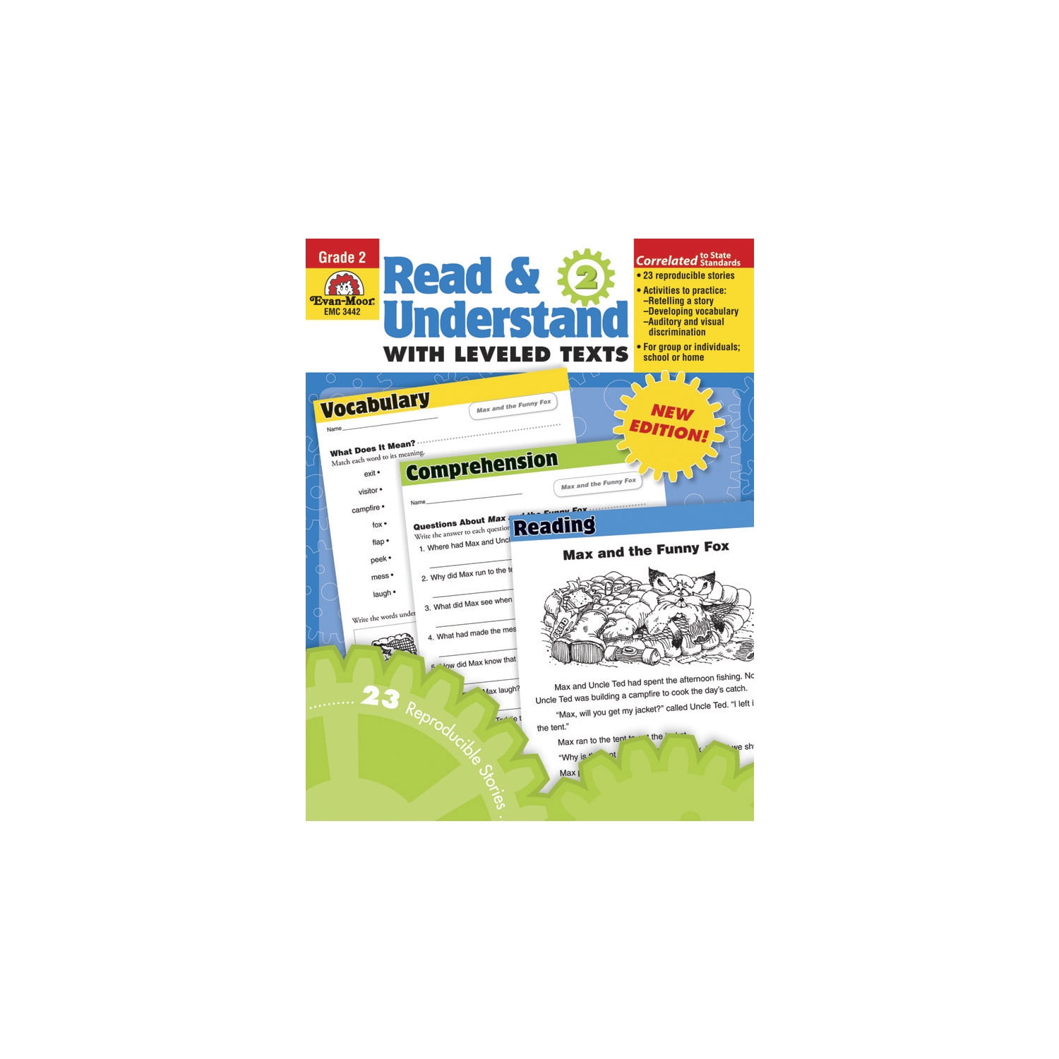 Evan-Moor Read and Understand with Leveled Texts, Grade 2 Teacher ...