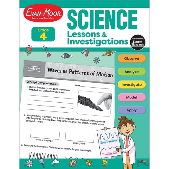 Evan-Moor Science Lessons and Investigations, Grade 4 Teacher Resource ...