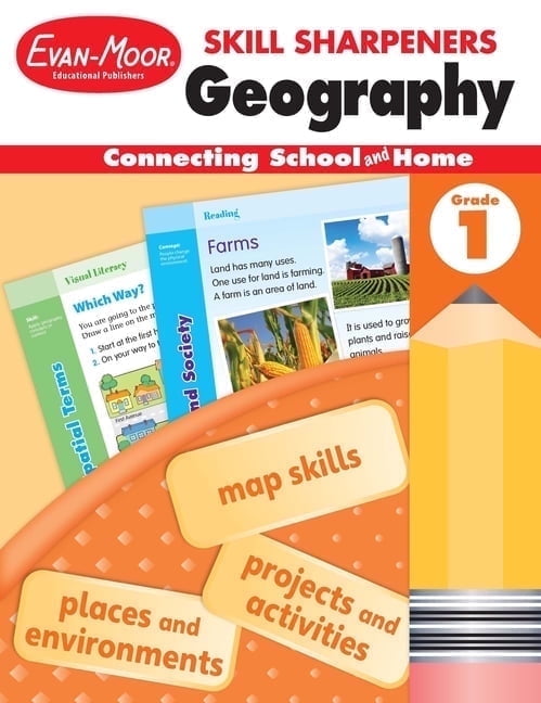 Evan-Moor Skill Sharpeners: Geography, Grade 1 Workbook - Walmart.com