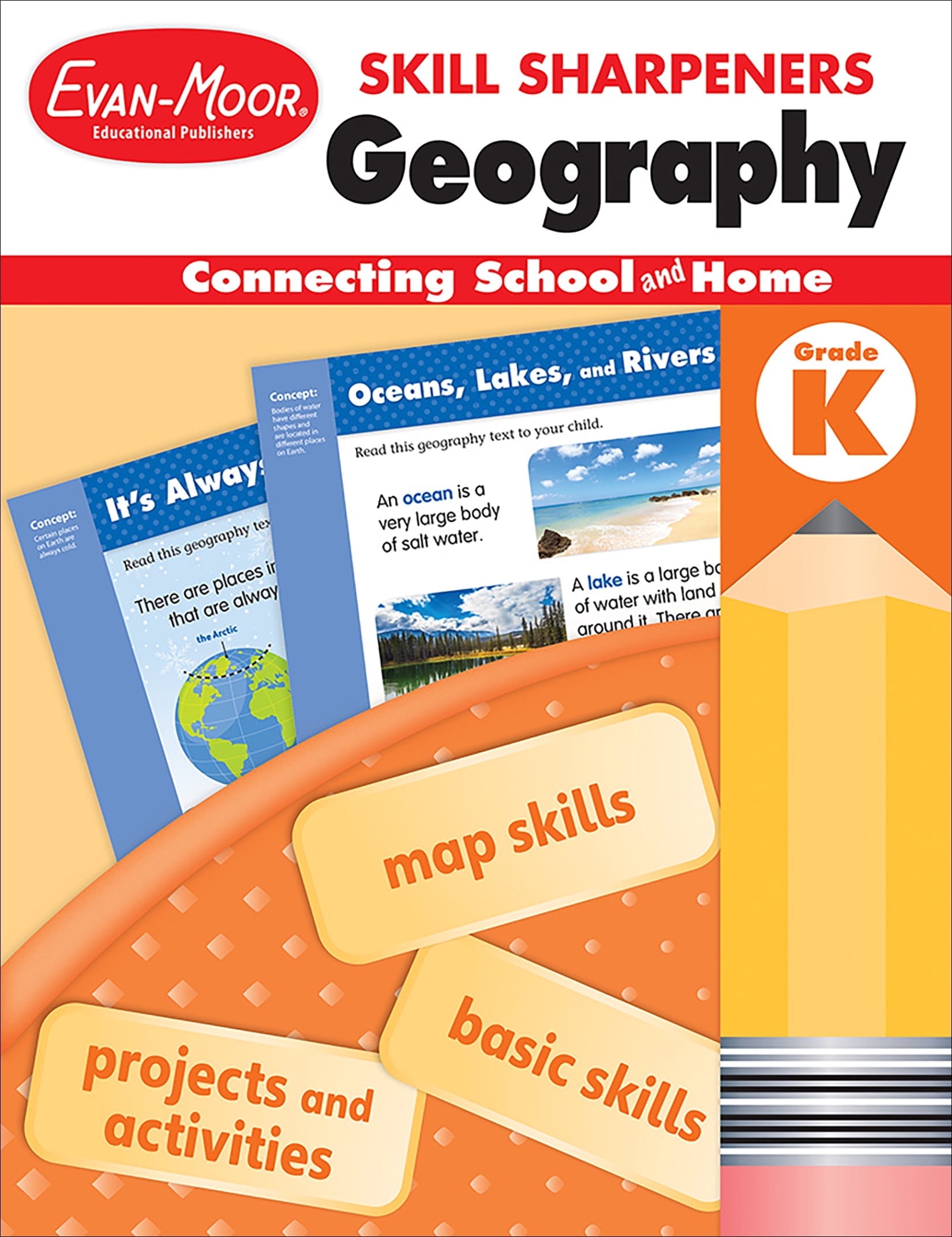 Evan-Moor Skill Sharpeners: Geography, Kindergarten Workbook - Walmart.com
