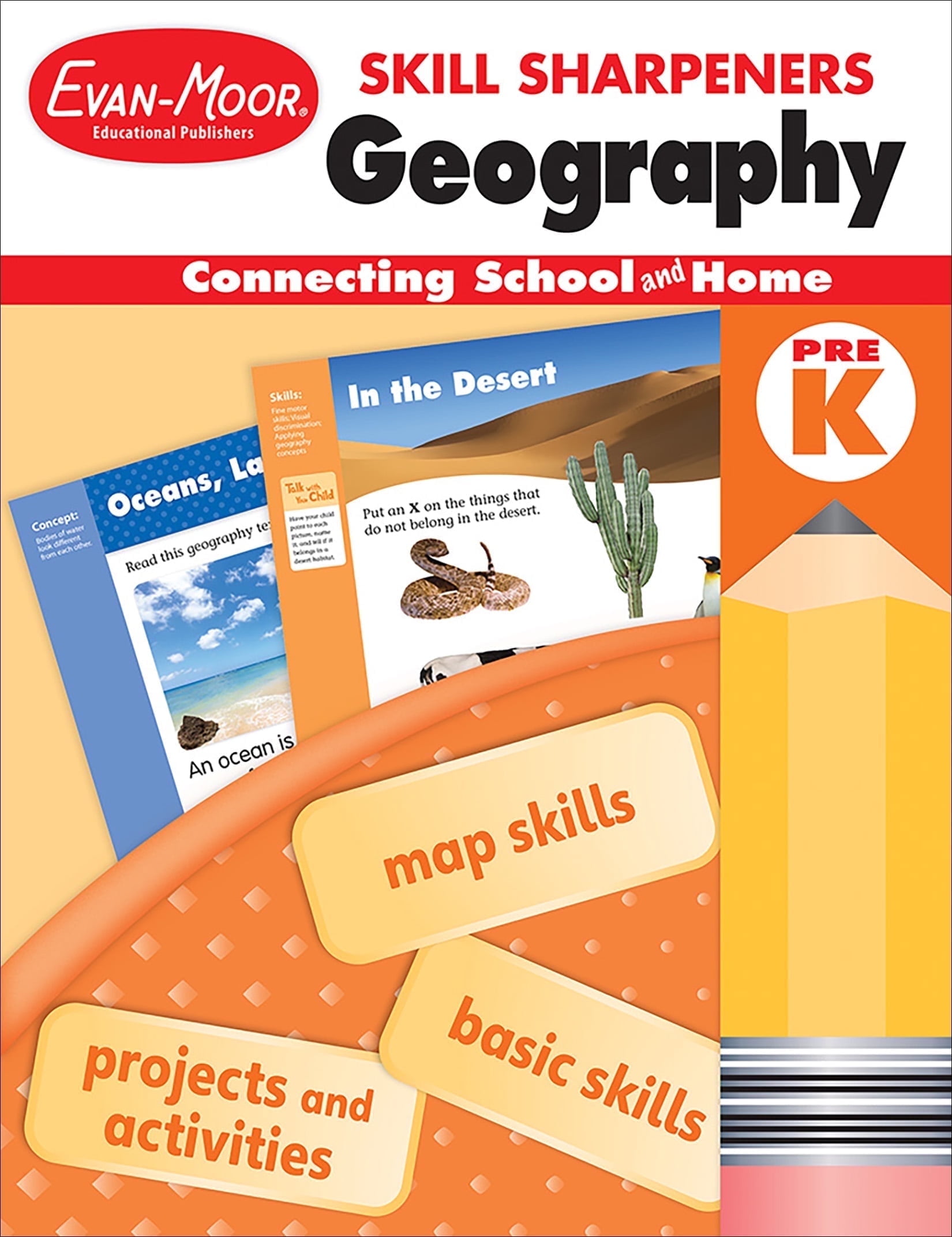 Evan-Moor Skill Sharpeners: Geography, PreK Workbook - Walmart.com