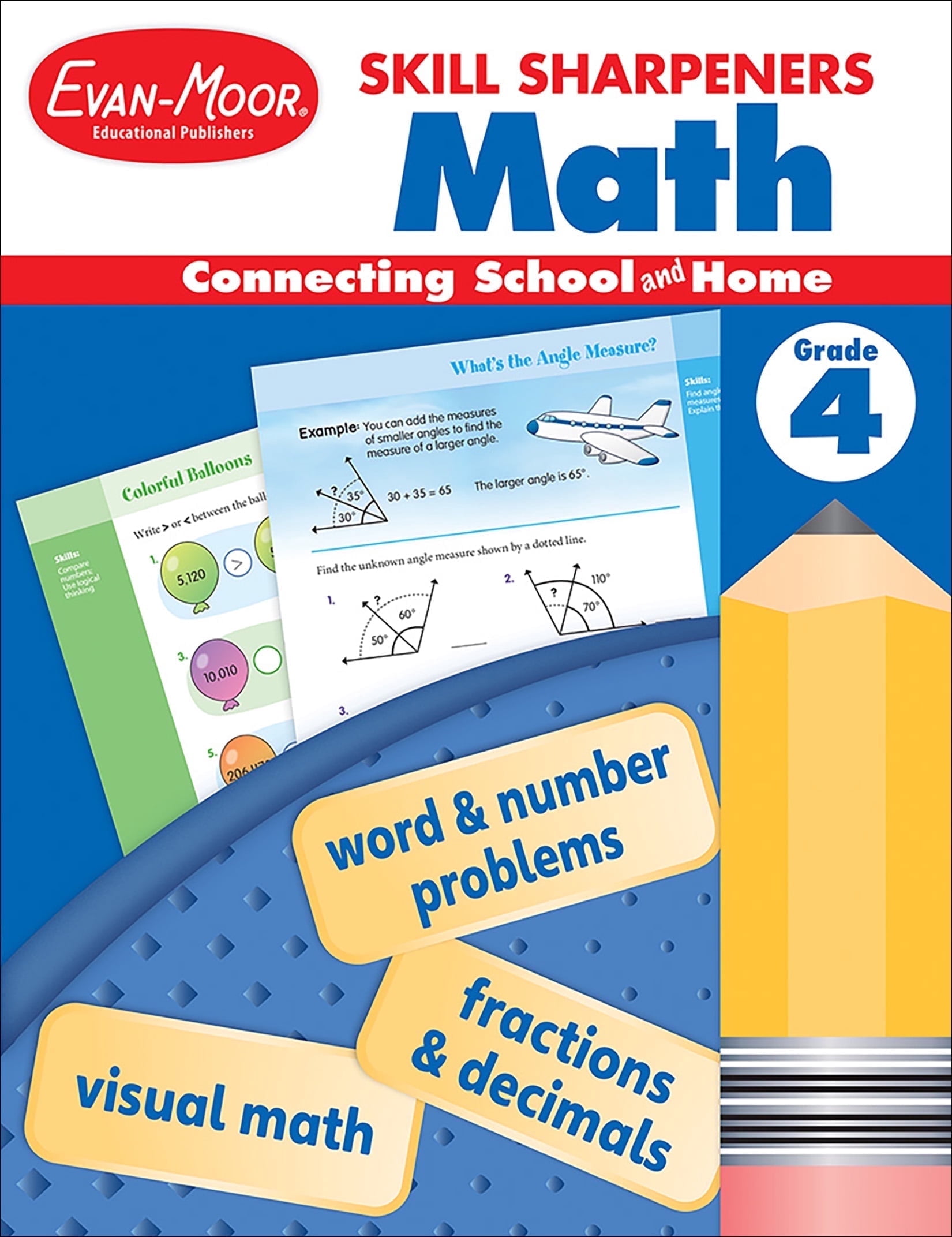 Evan-Moor, Skill Sharpeners Math Grade 4 Workbook, 144 pages - Walmart.com
