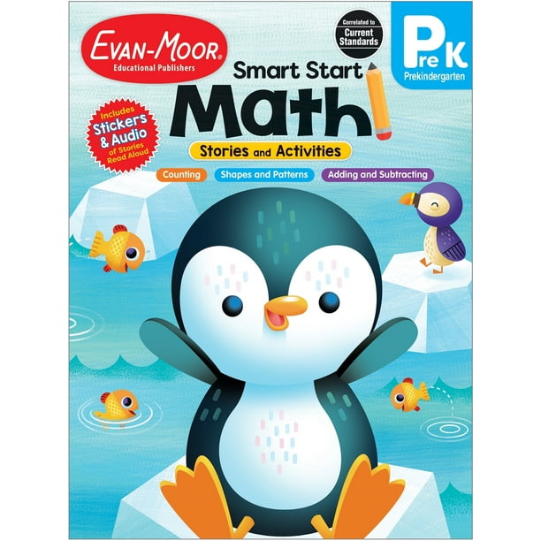 Evan-Moor Smart Start Math Stories and Activities, PreK: Early Learning ...