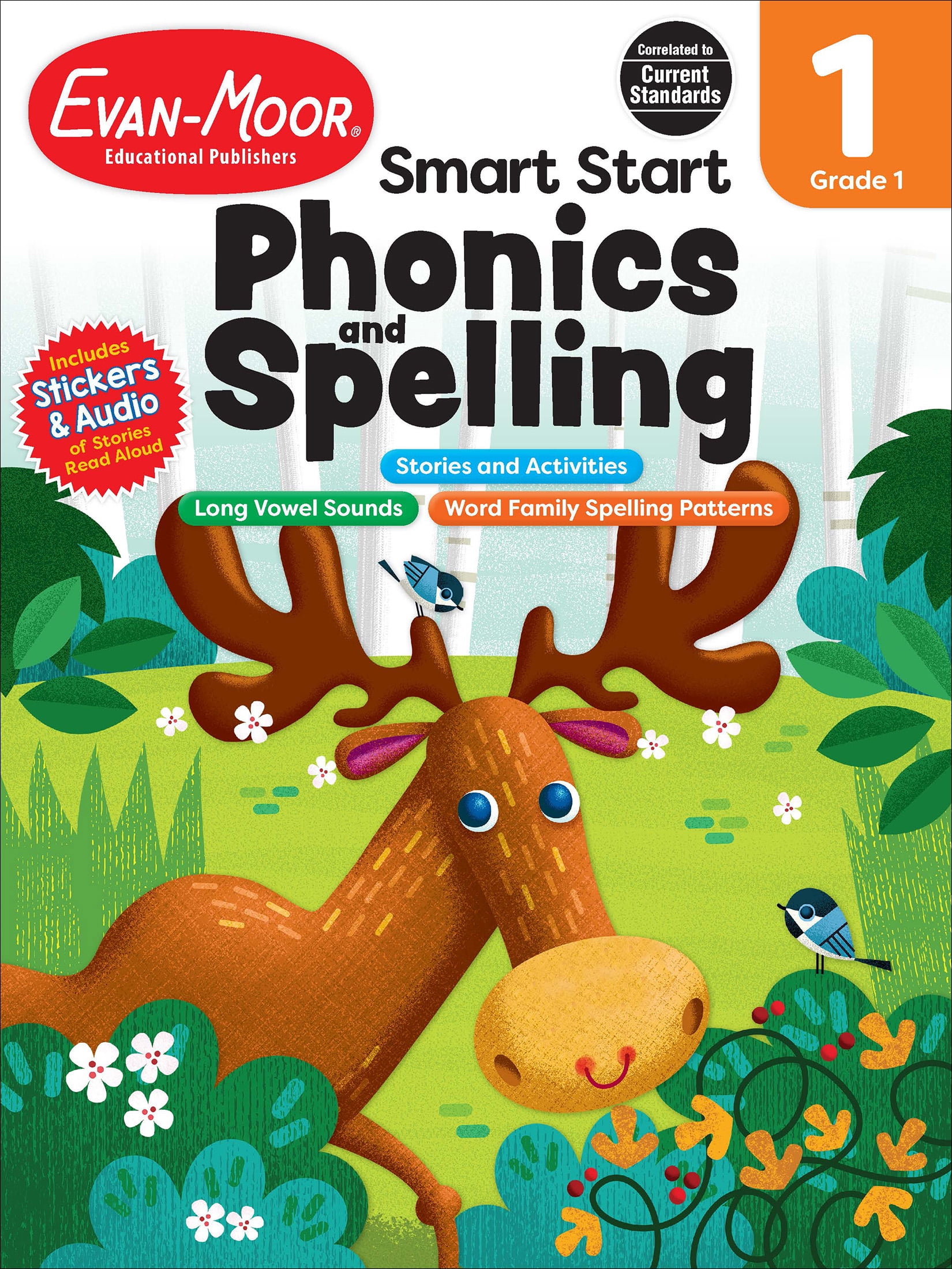 Evan-Moor Smart Start Phonics and Spelling, Grade 1: Activity Book ...