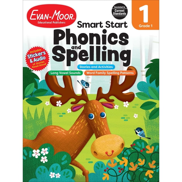Evan-Moor Smart Start Phonics and Spelling, Grade 1: Activity Book ...