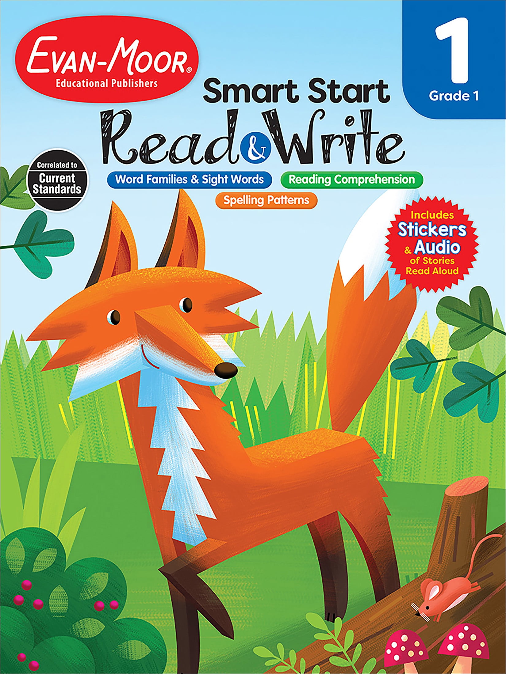 Evan-Moor Smart Start Read and Write, Grade 1: Activity Book, Word ...