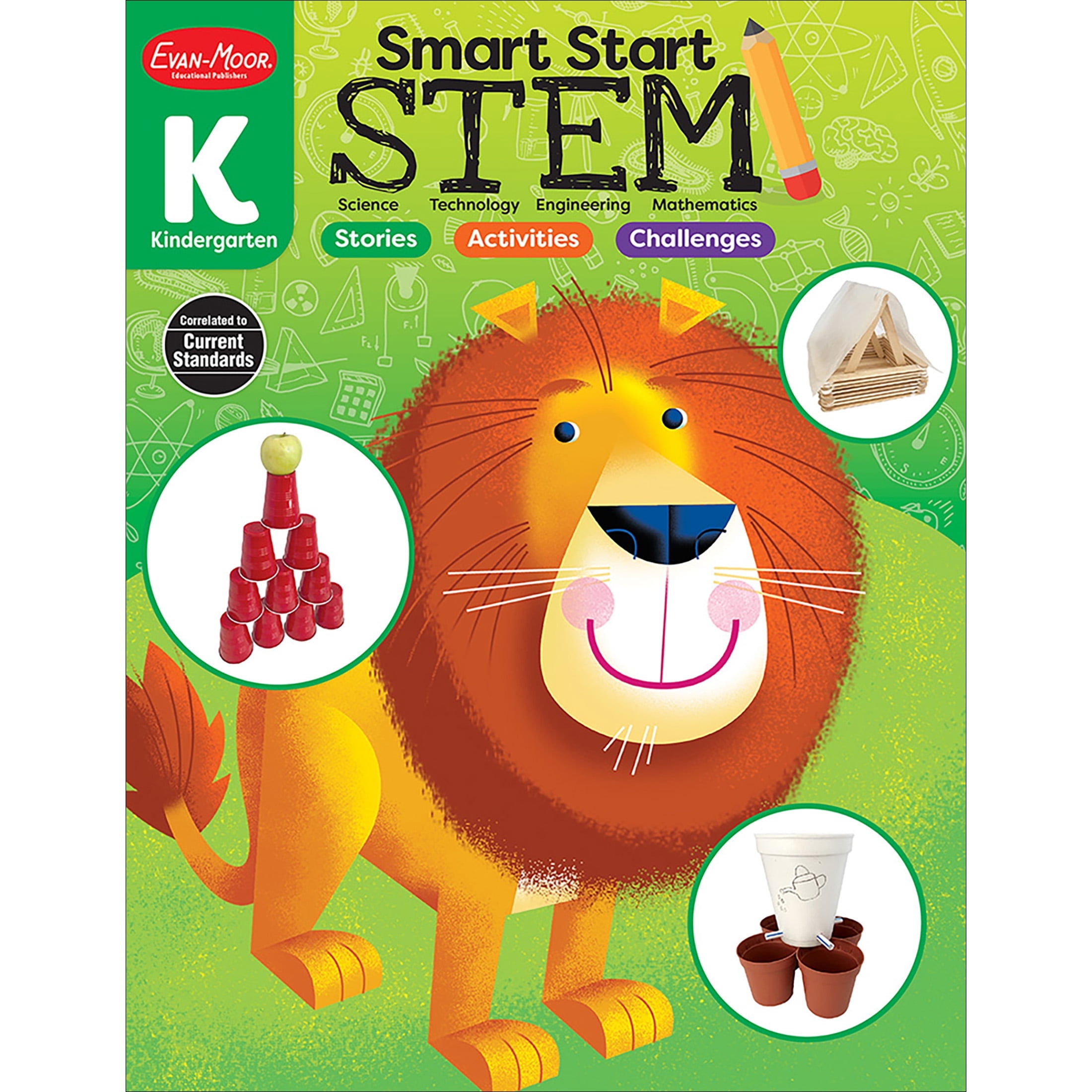 Evan-Moor Smart Start: STEM, Kindergarten Workbook - Walmart.com