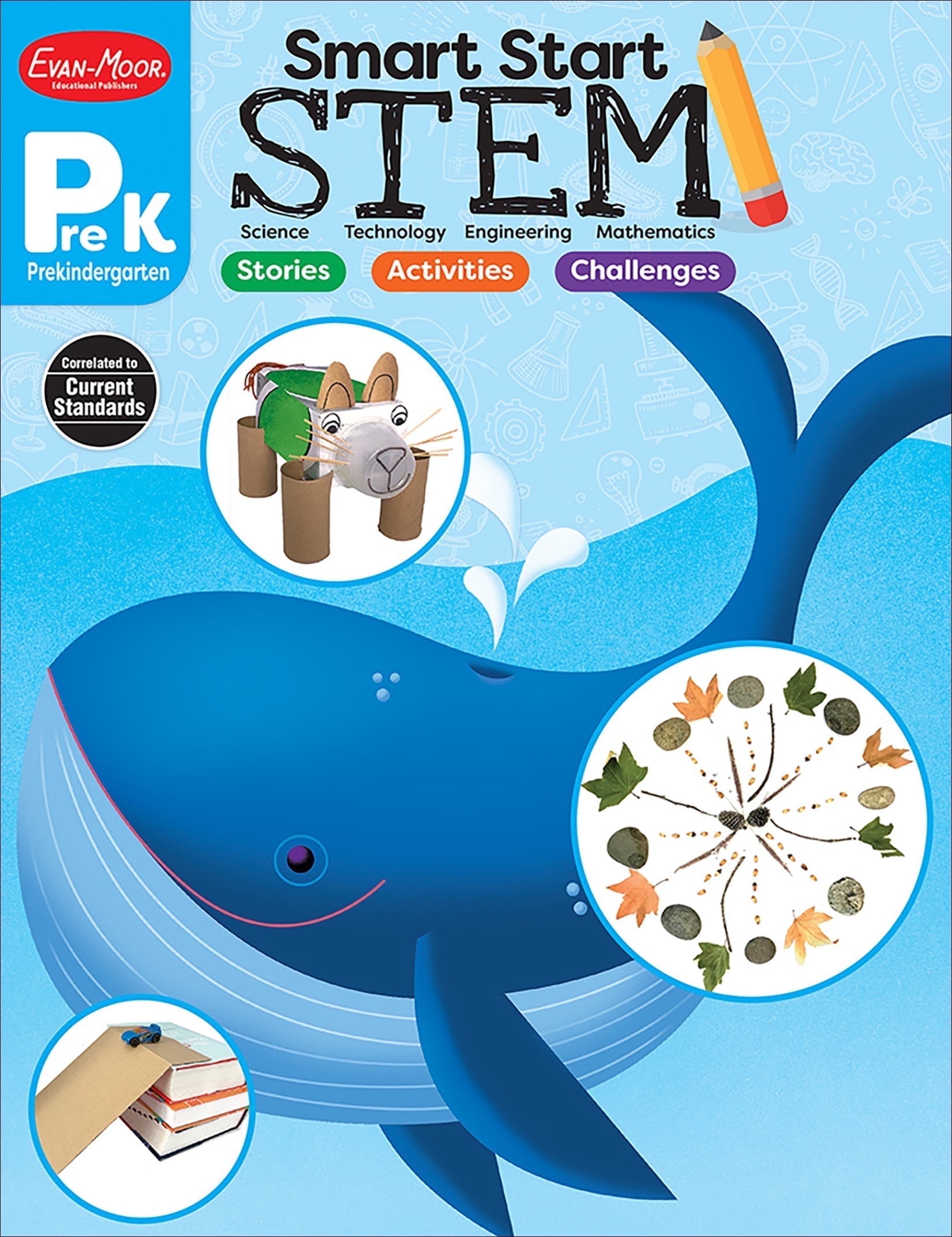 Evan-Moor Smart Start: STEM, PreK Workbook - Walmart.com