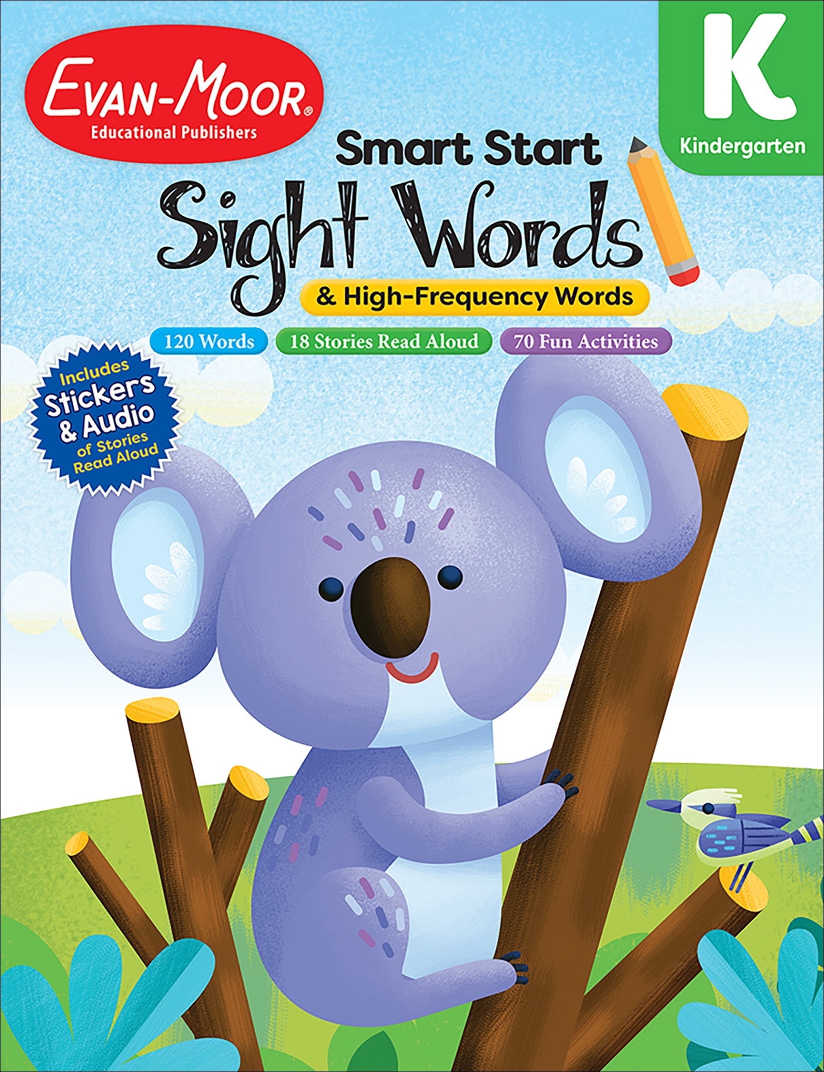 Evan-Moor Smart Start: Sight Words & High-Frequency Words, Kindergarten ...