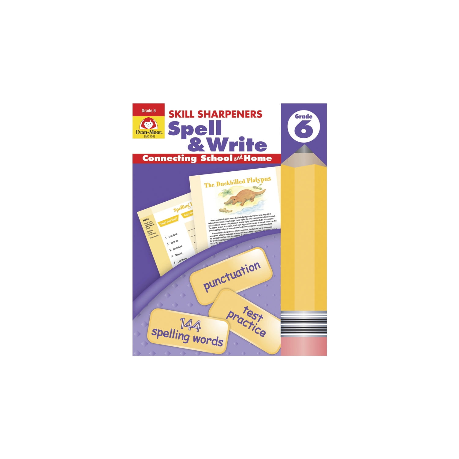 Evan-Moor Spell & Write, Grade 6 - Walmart.com