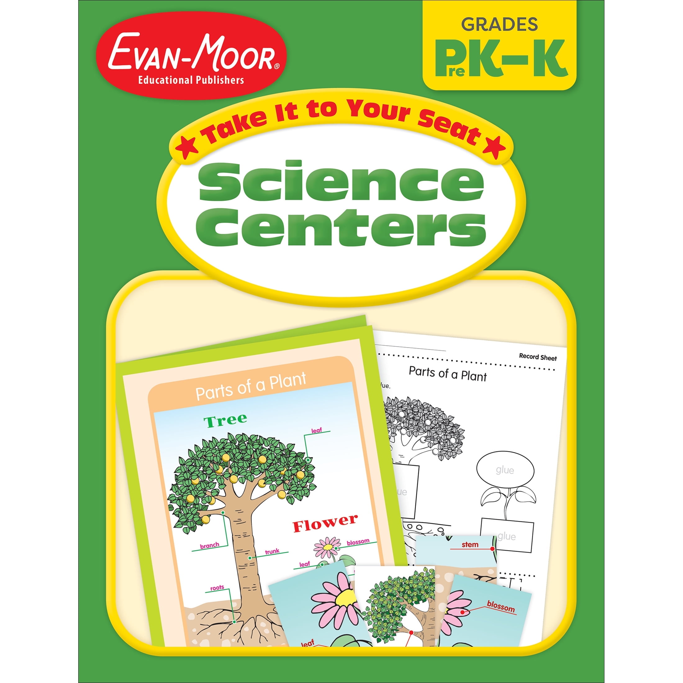 Evan-Moor Take It to Your Seat: Science Centers, PreK - Kindergarten Teacher Resource - Walmart.com