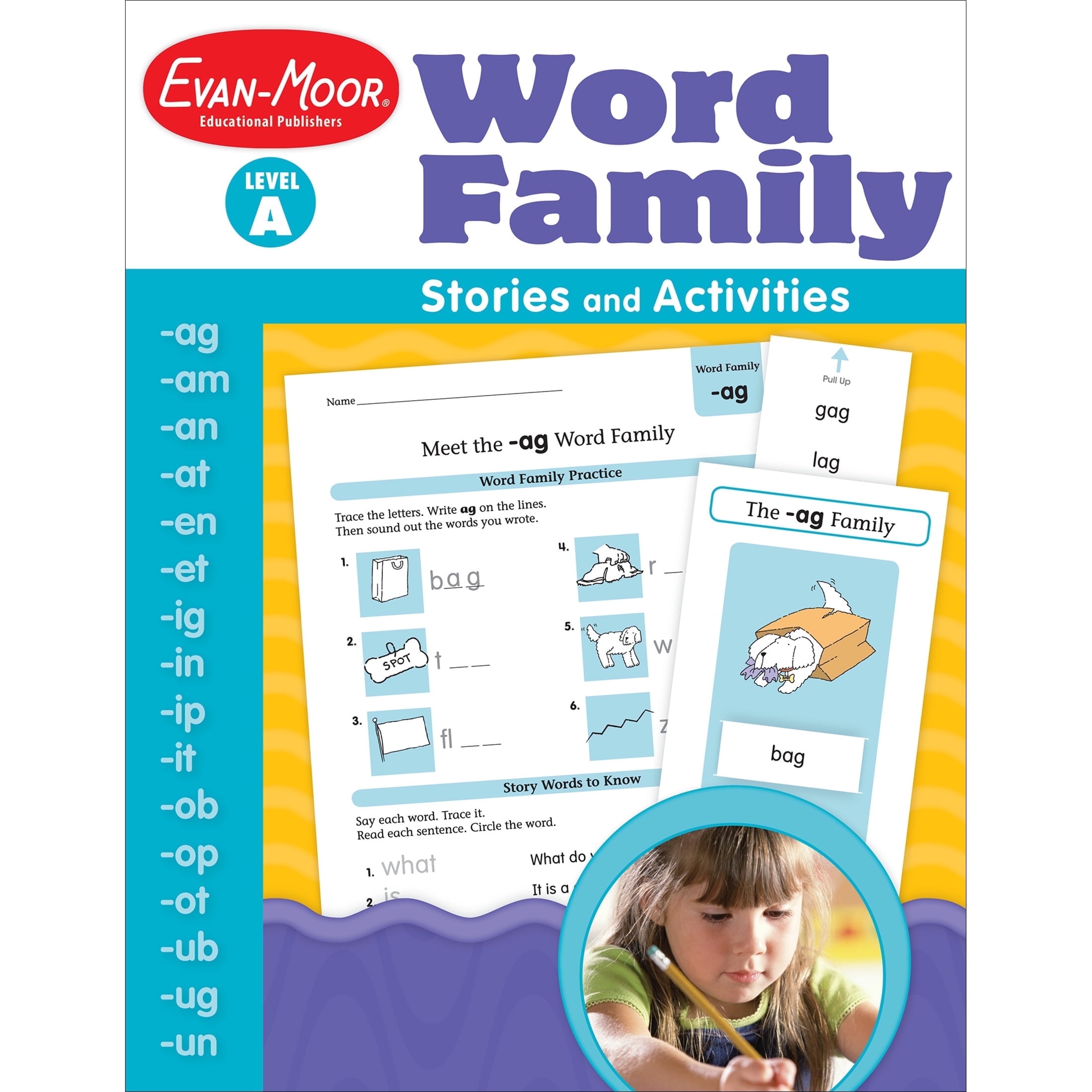 Evan-Moor Word Family Stories and Activities, Kindergarten - Grade 2 ...