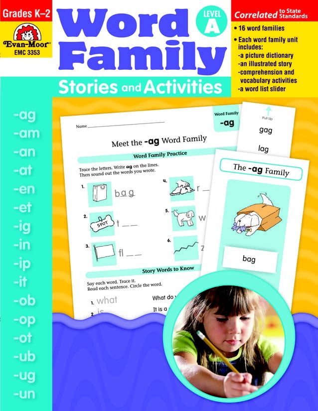 WORD FAM STORIES & ACTIVITIES A EMC3353 - Walmart.com